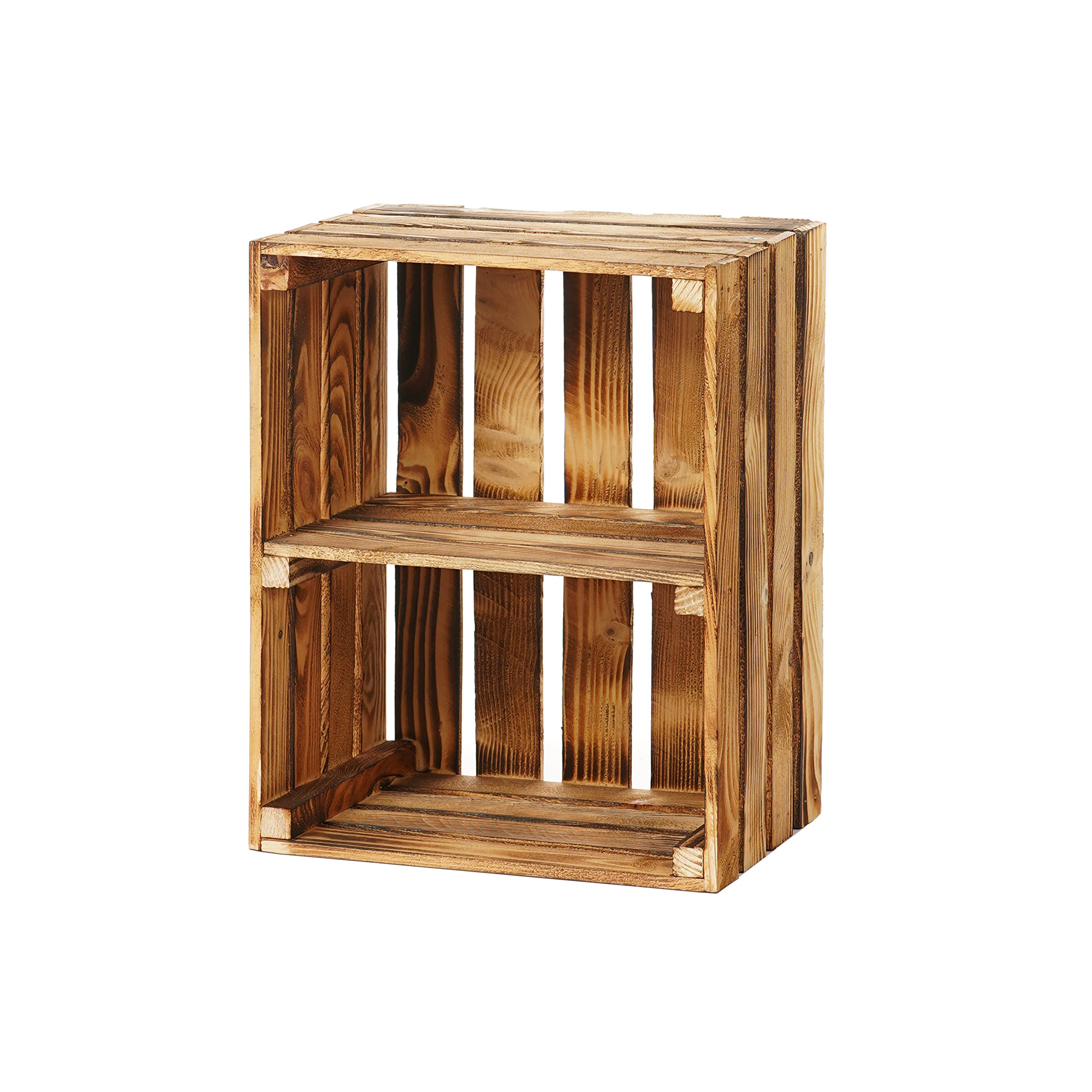 Wooden Crate Wall Cabinet 2 Door Small Storage Cabinet Wall Hanging