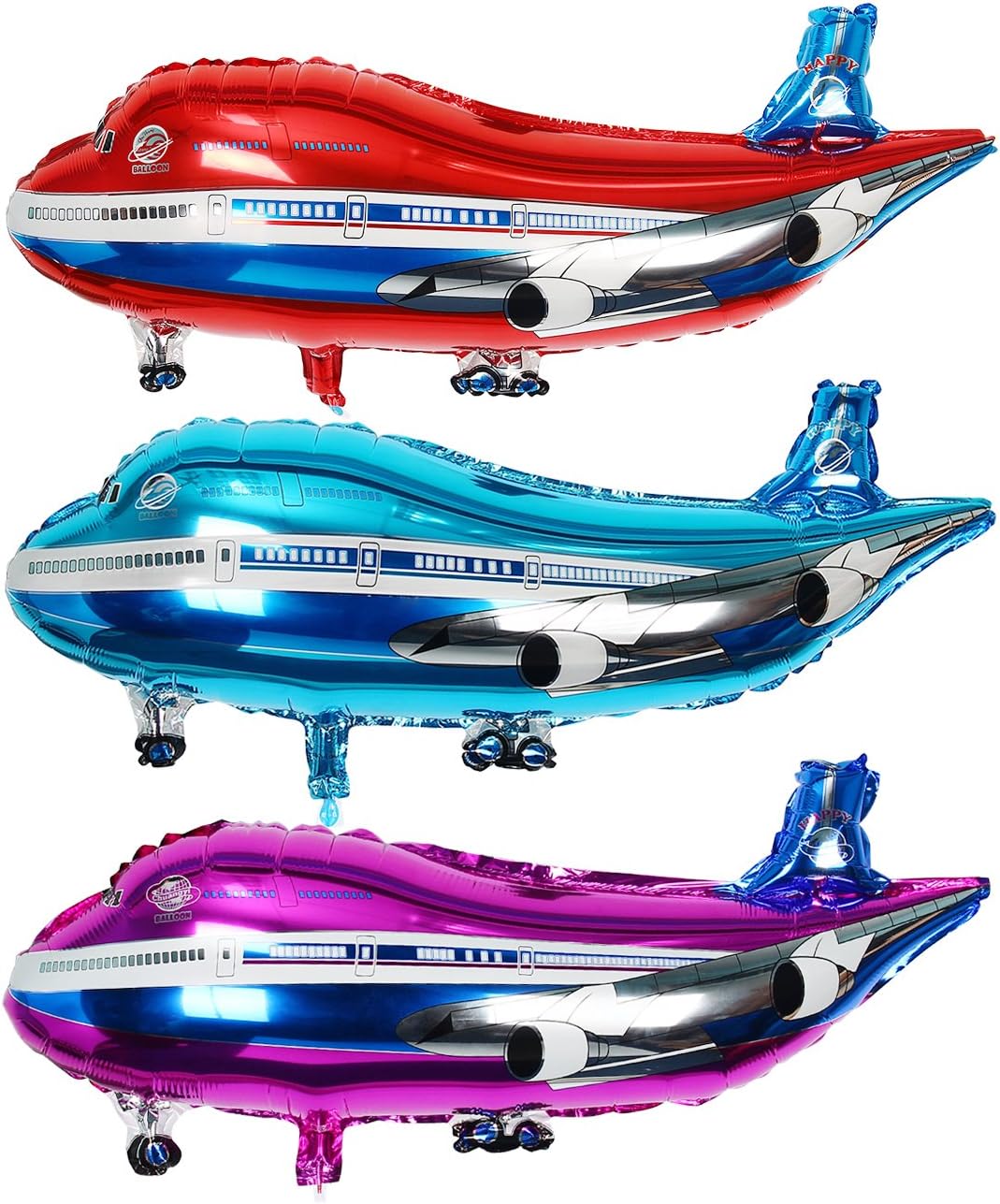 Amazon.com: bouti1583 Airplane Helicopter Plane Shaped Foil Balloon 32 ...