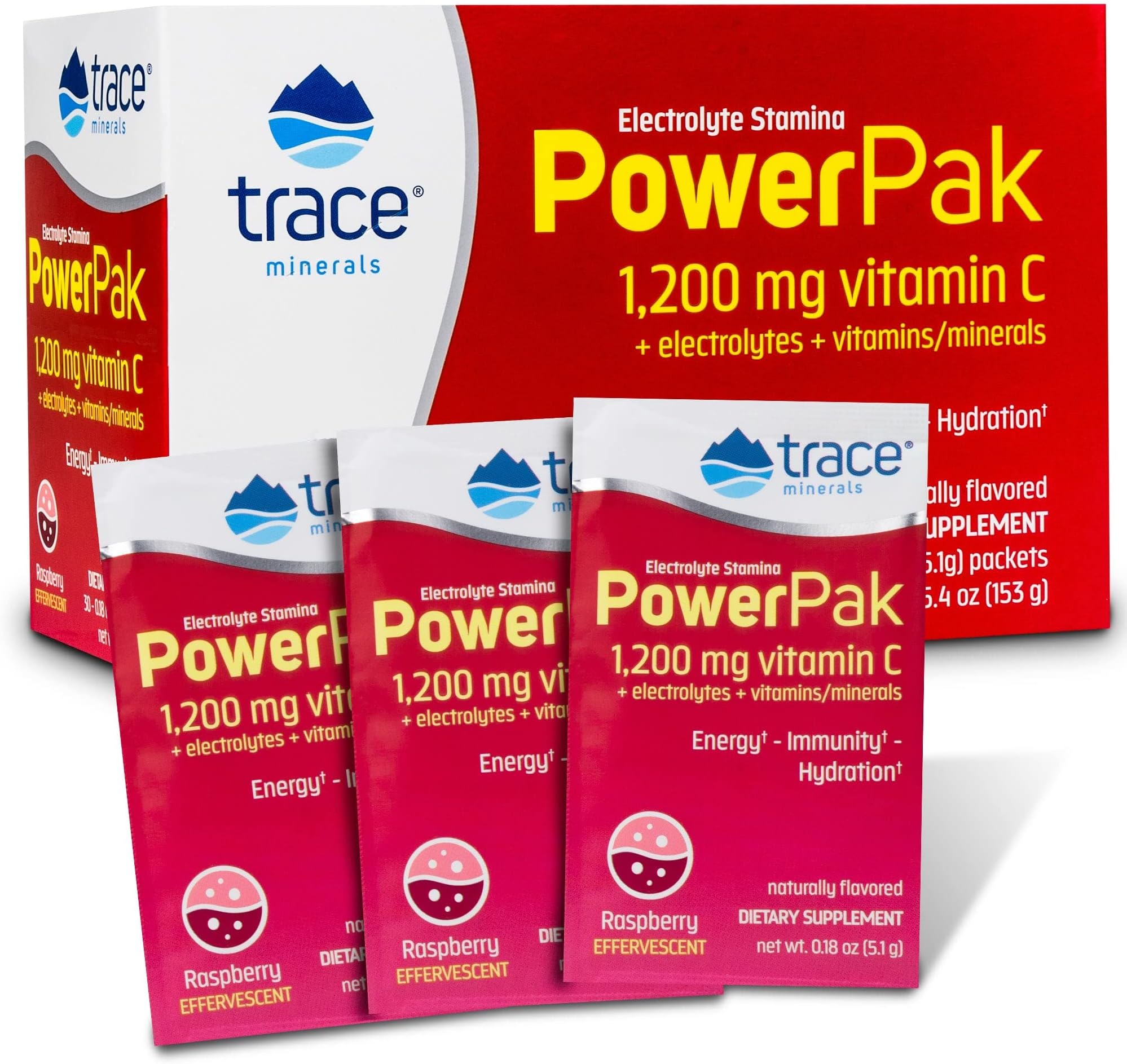 Amazon.com: Trace Minerals | Power Pak Electrolyte Powder Packets ...
