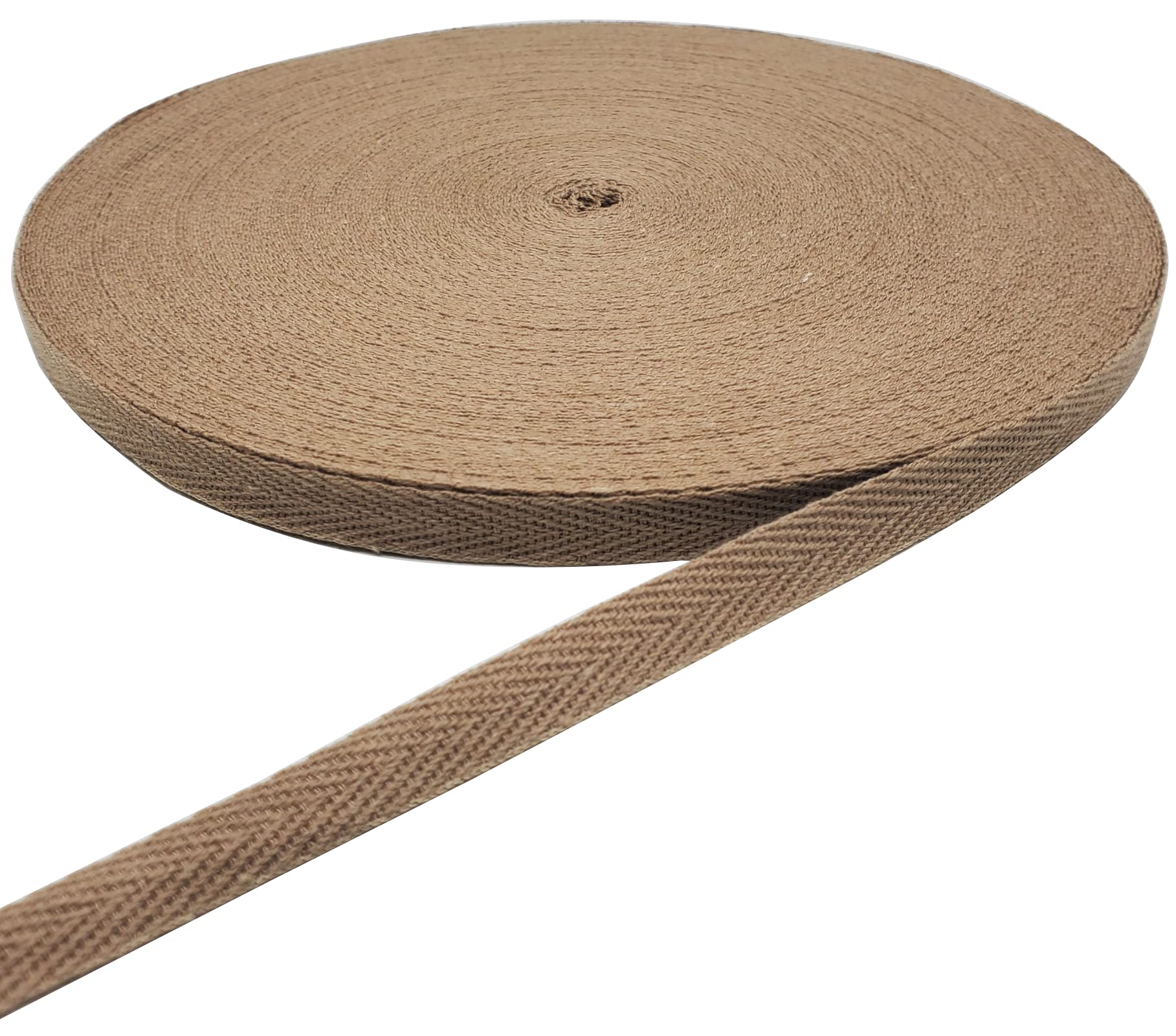 Amazon.com: 50 Yards Herringbone Tape Ribbon, Cotton Twill Tape Ribbon ...