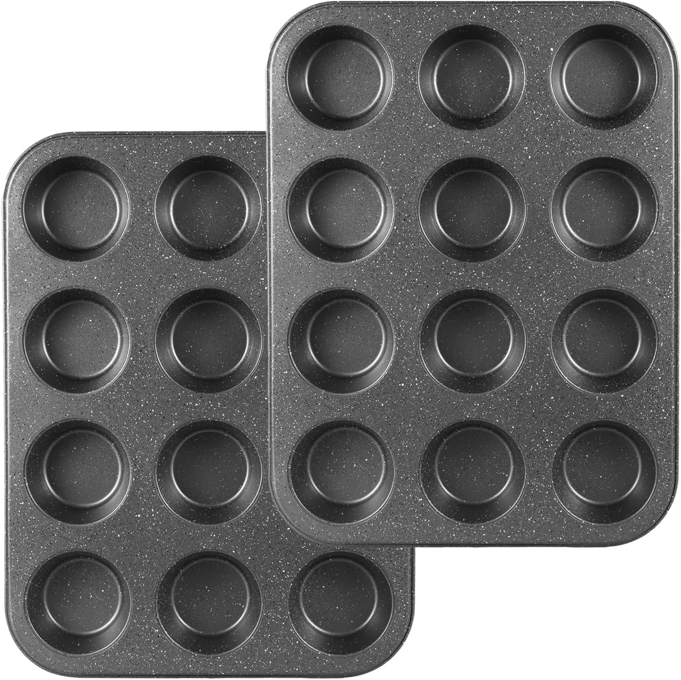 Amazon.com: Walooza Muffin Cupcake Pan, Muffin Tins Nonstick 12, Muffin ...