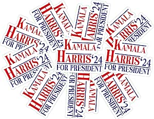 Amazon.com - 10 Pack Kamala Harris for President 2024 Bumper Sticker ...