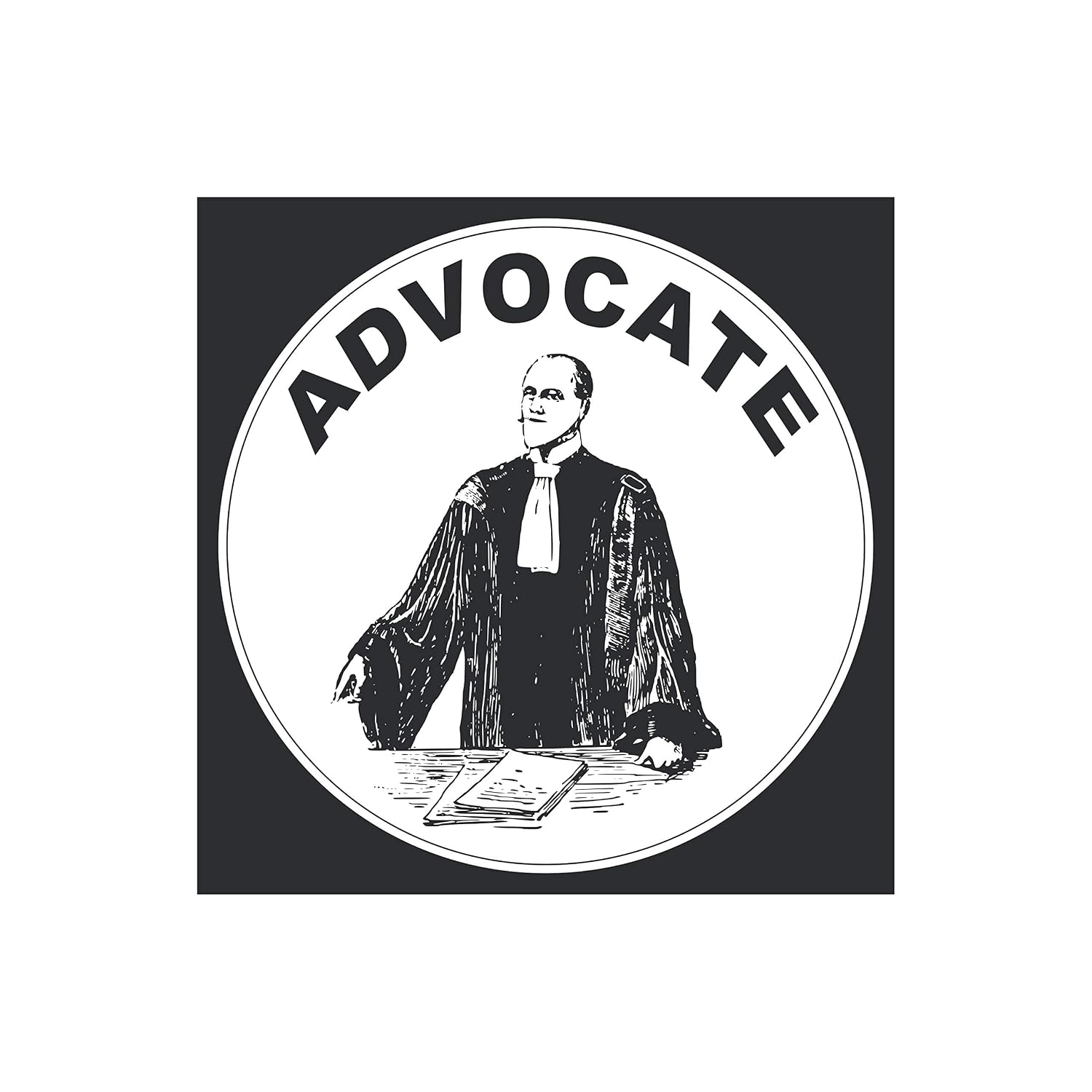 Anne Print Solutions® Advocate Stickers & Keep Distance Sticker for ...
