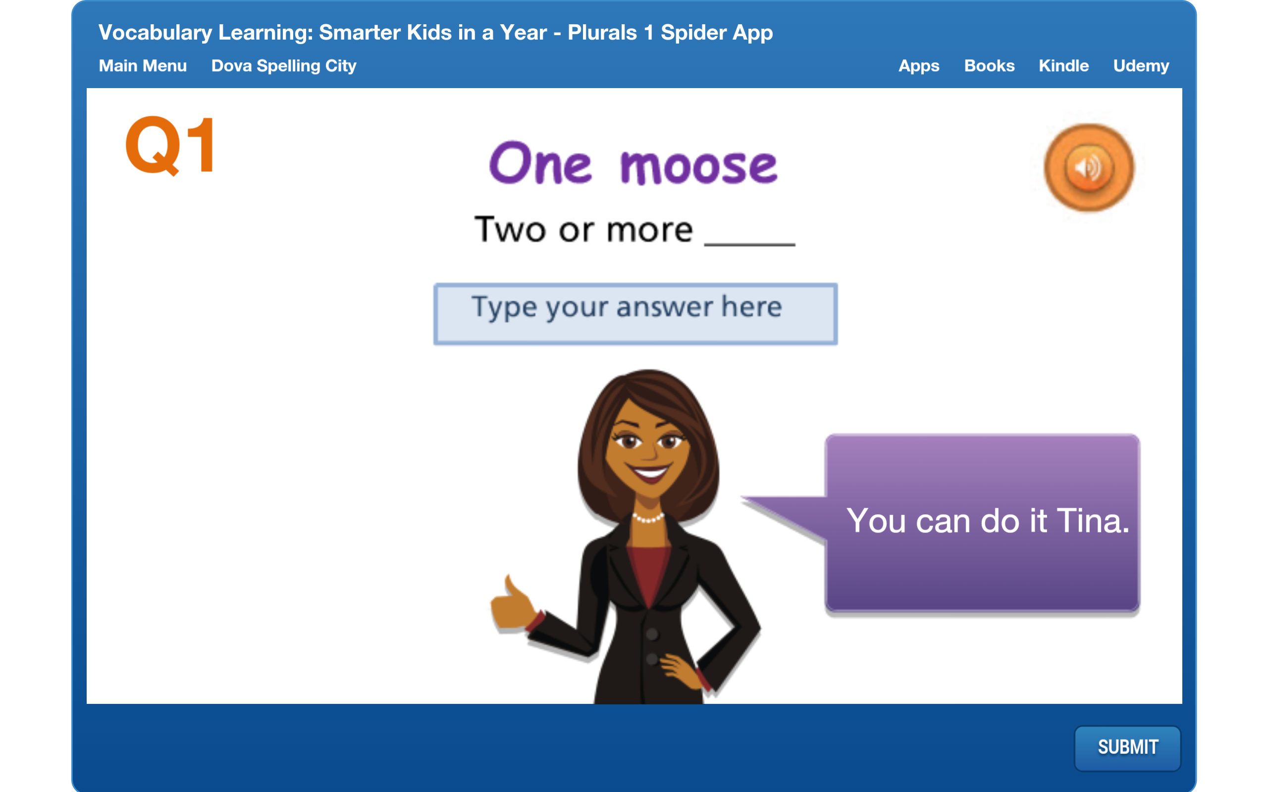 Plurals 1 - Vocabulary Learning: Smarter Kids in a Year Spider App with ...
