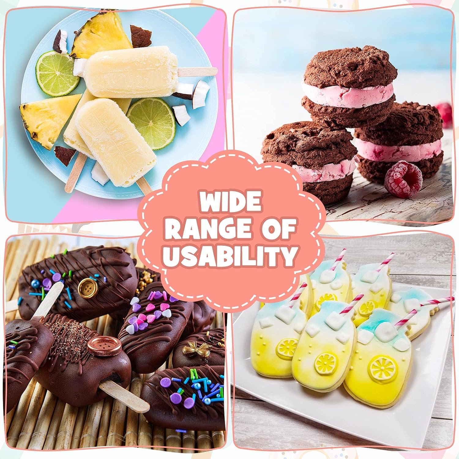 136 Pieces Clear Popsicle Cakesicle Boxes Set, 36 Pieces Transparent ...