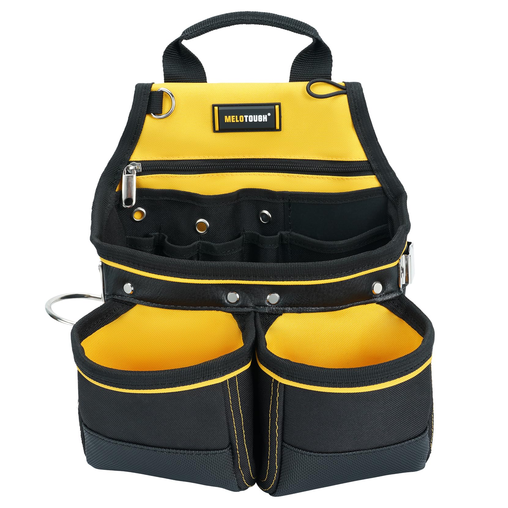 MELOTOUGH Carpenter Tool Pouch with 10 Pockets,Framer Belt Bag,Tool ...