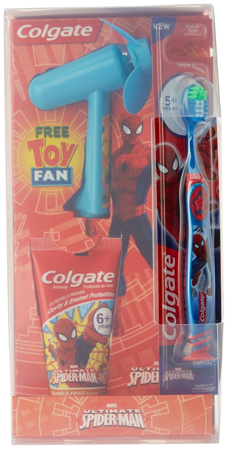 Buy Colgate Kids Spiderman Toothpaste - 80 g with Toothbrush and Free ...