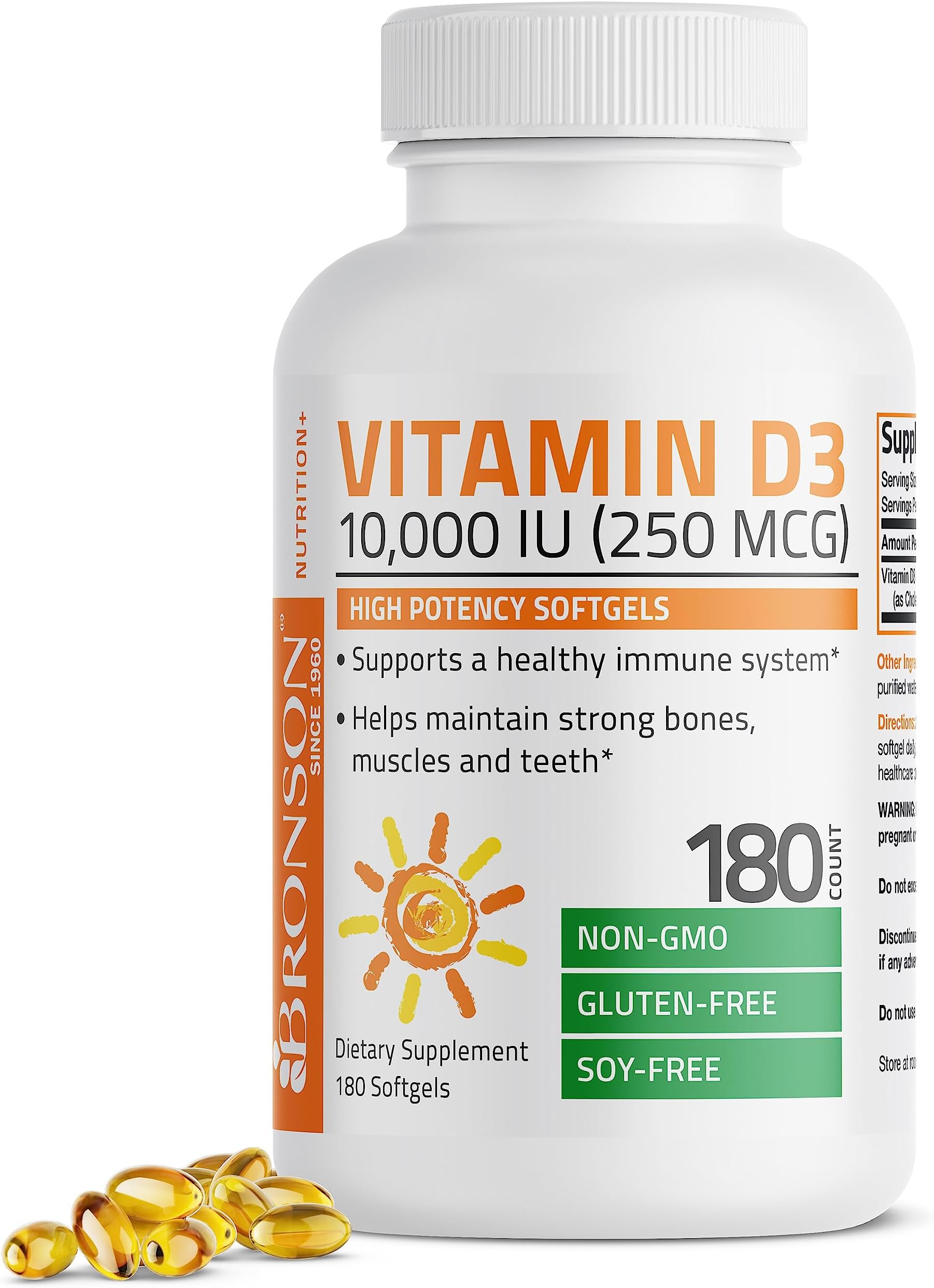 Amazon.com: Vitamin D TABS 1000IU WMILL Size: 100 : Health & Household