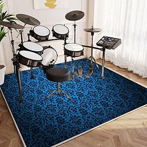 Amazon.co.jp: UDaca Drum Mat, Rug, Kids Drum Kit, Anti-Slip Mat ...
