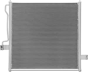 Amazon.com: DNA MOTORING Aluminum Air Conditioning A/C Condenser ...
