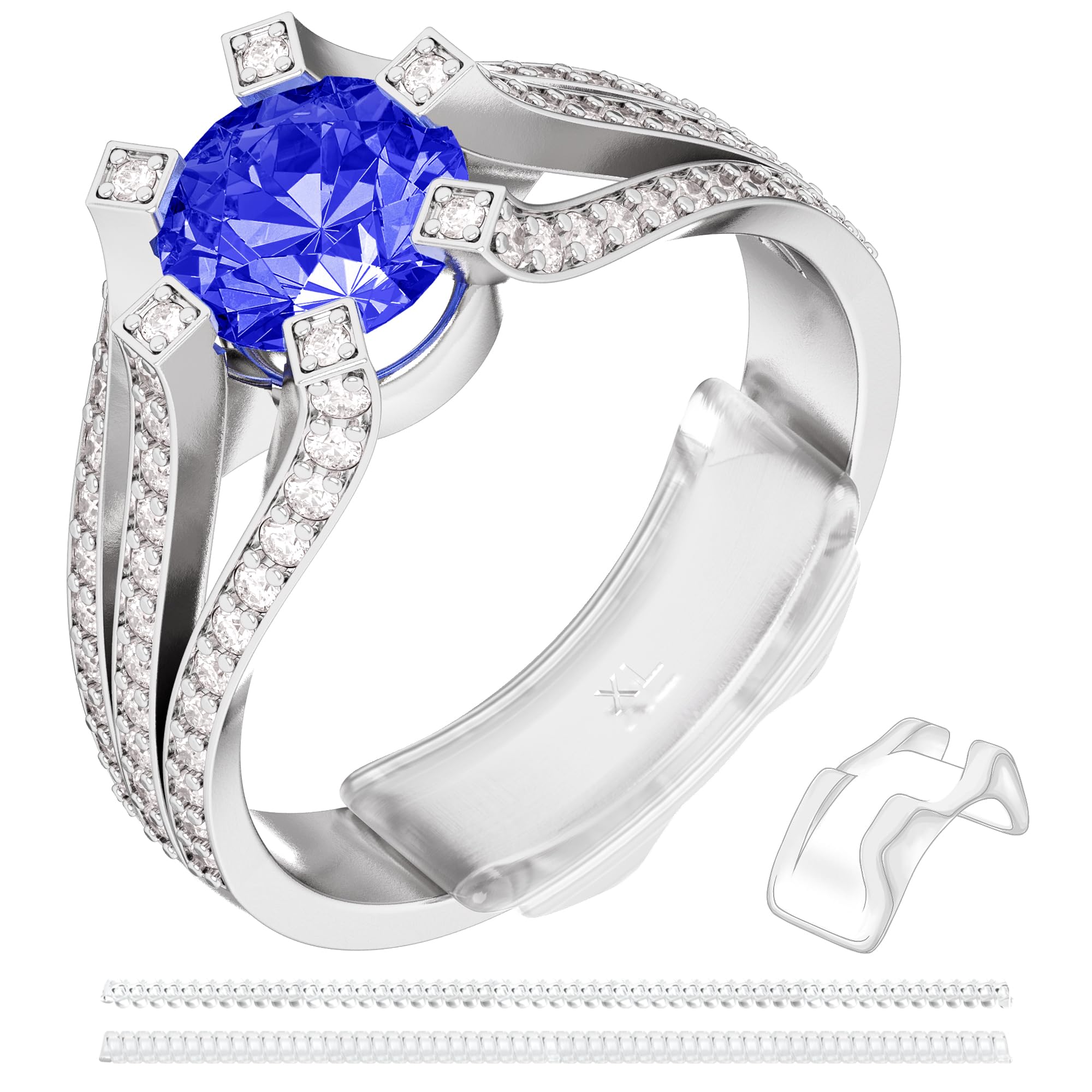 Amazon.com: 22 Pack Invisible Ring Size Adjuster for Loose Rings,2 ...