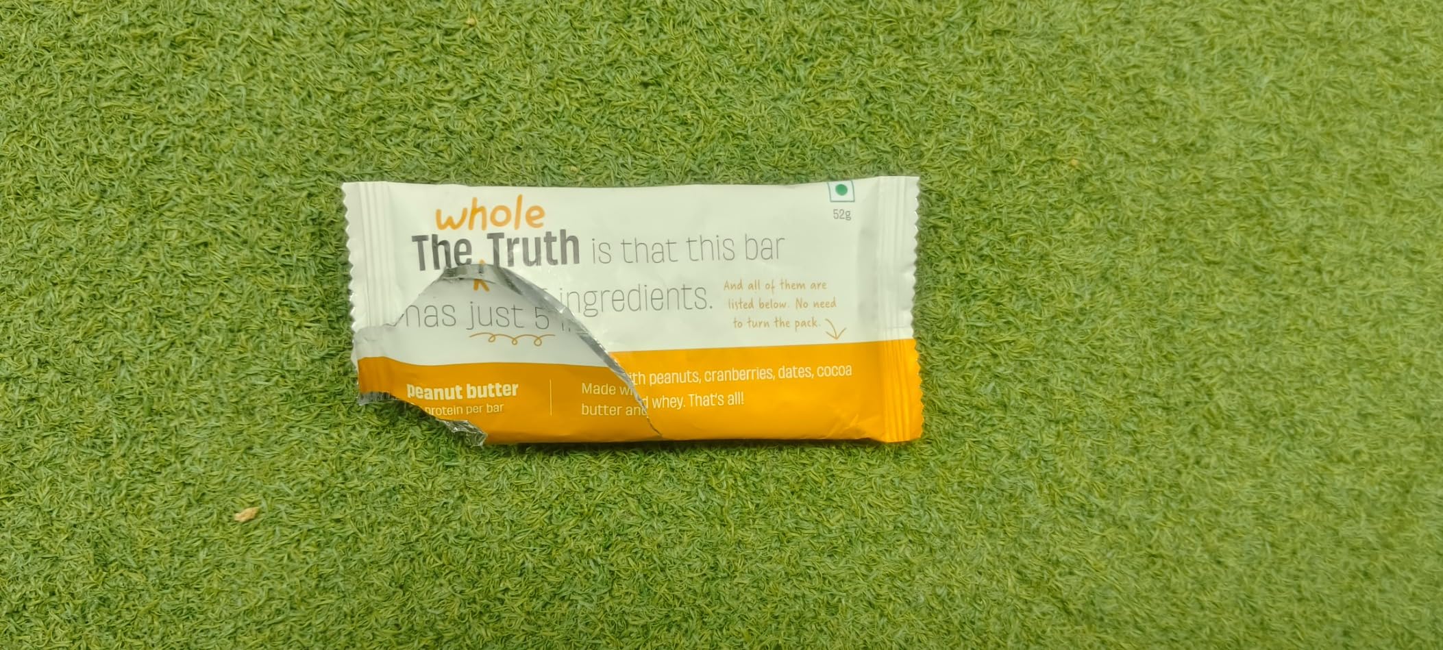 The Whole Truth - Protein Bars | All-in-One | Pack of 6 x 52 g each ...