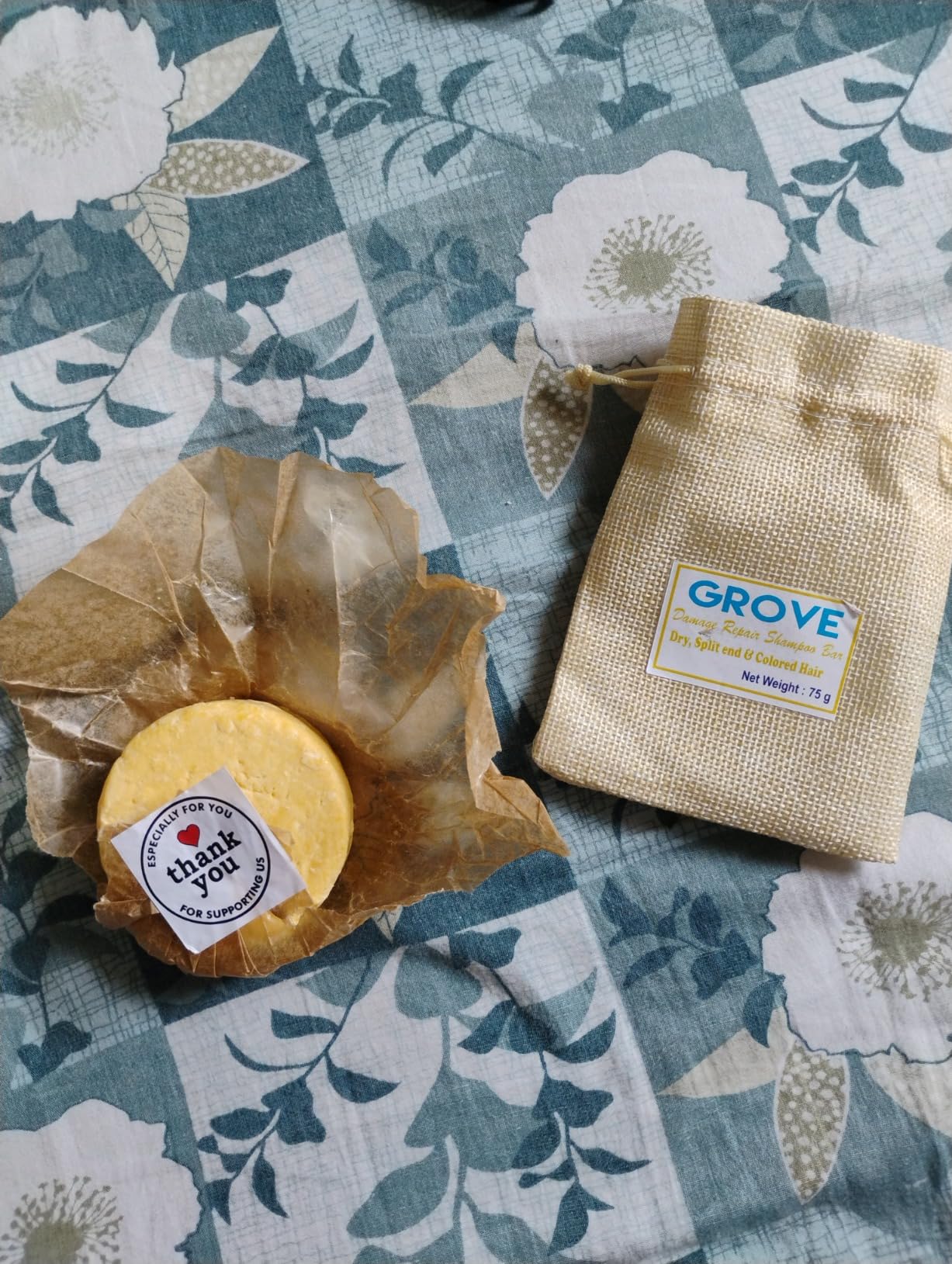 Buy Grove Damage Repair Solid Shampoo Bar With Mango Fragrance Oil ...