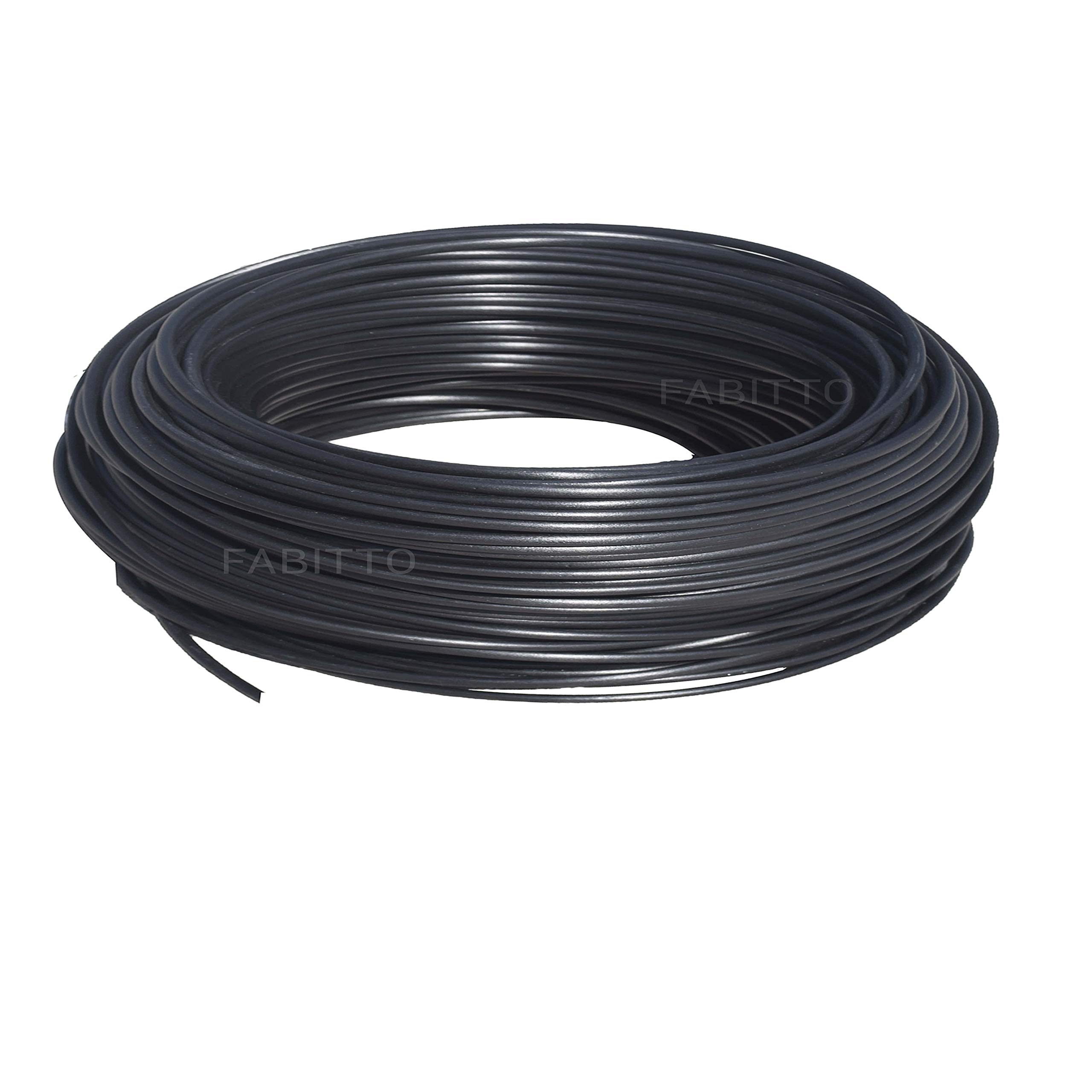 FABITTO 4mm Drip Irrigation accessories feeder line Pipe 25 Meters for ...