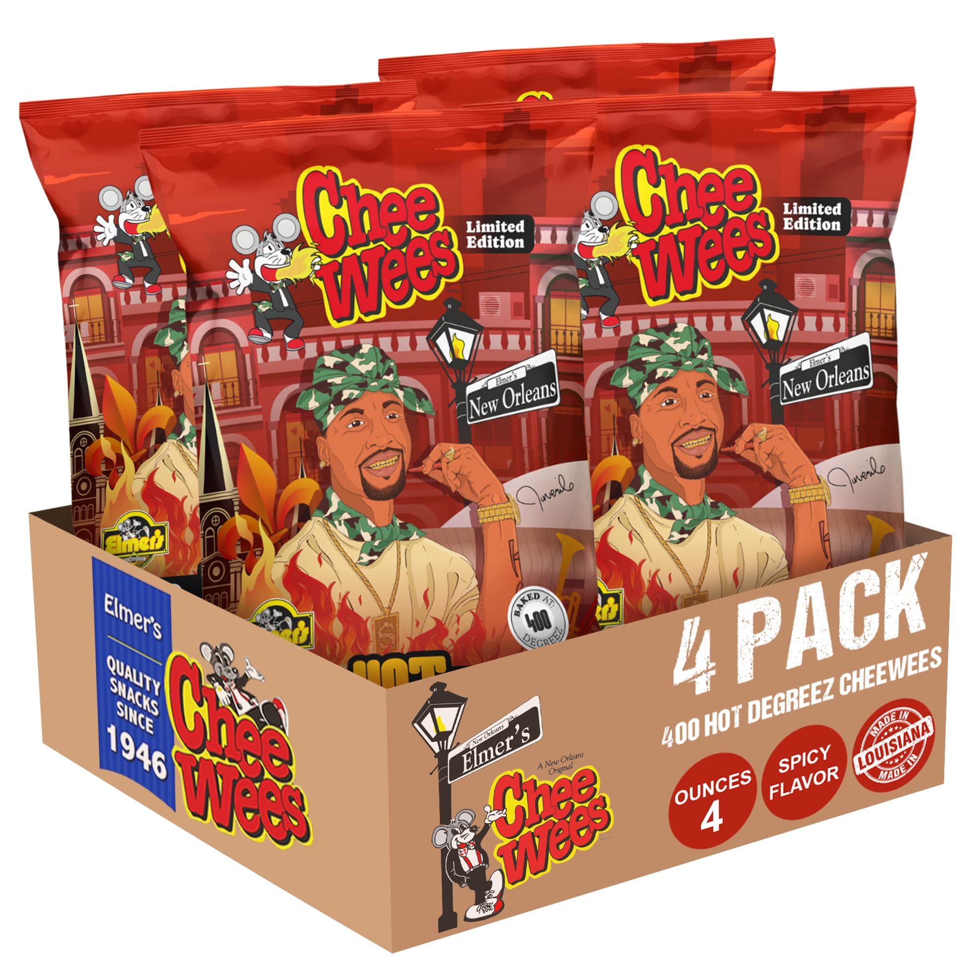 Amazon.com: Elmer's New Orleans Chee Wees - LIMITED EDITION "Juvenile ...