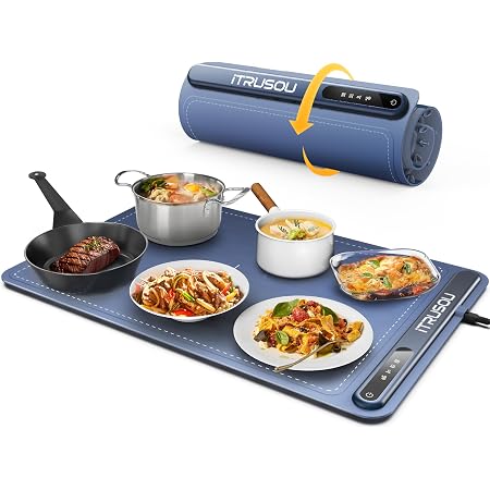 Amazon.com: Electric Warming Tray with Adjustable Temperature, Laudlife ...