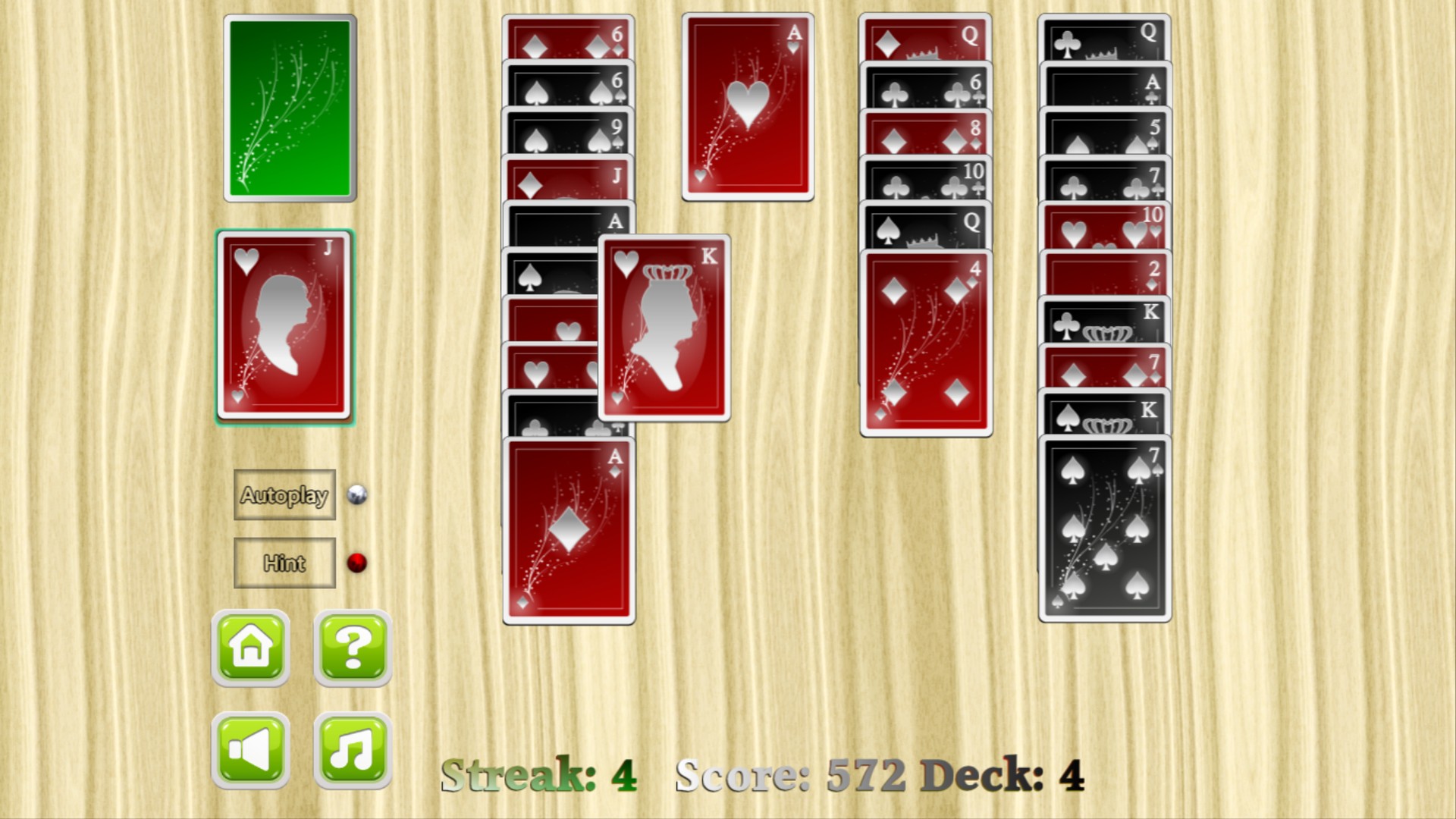 Aces Up Solitaire card game - App on Amazon Appstore