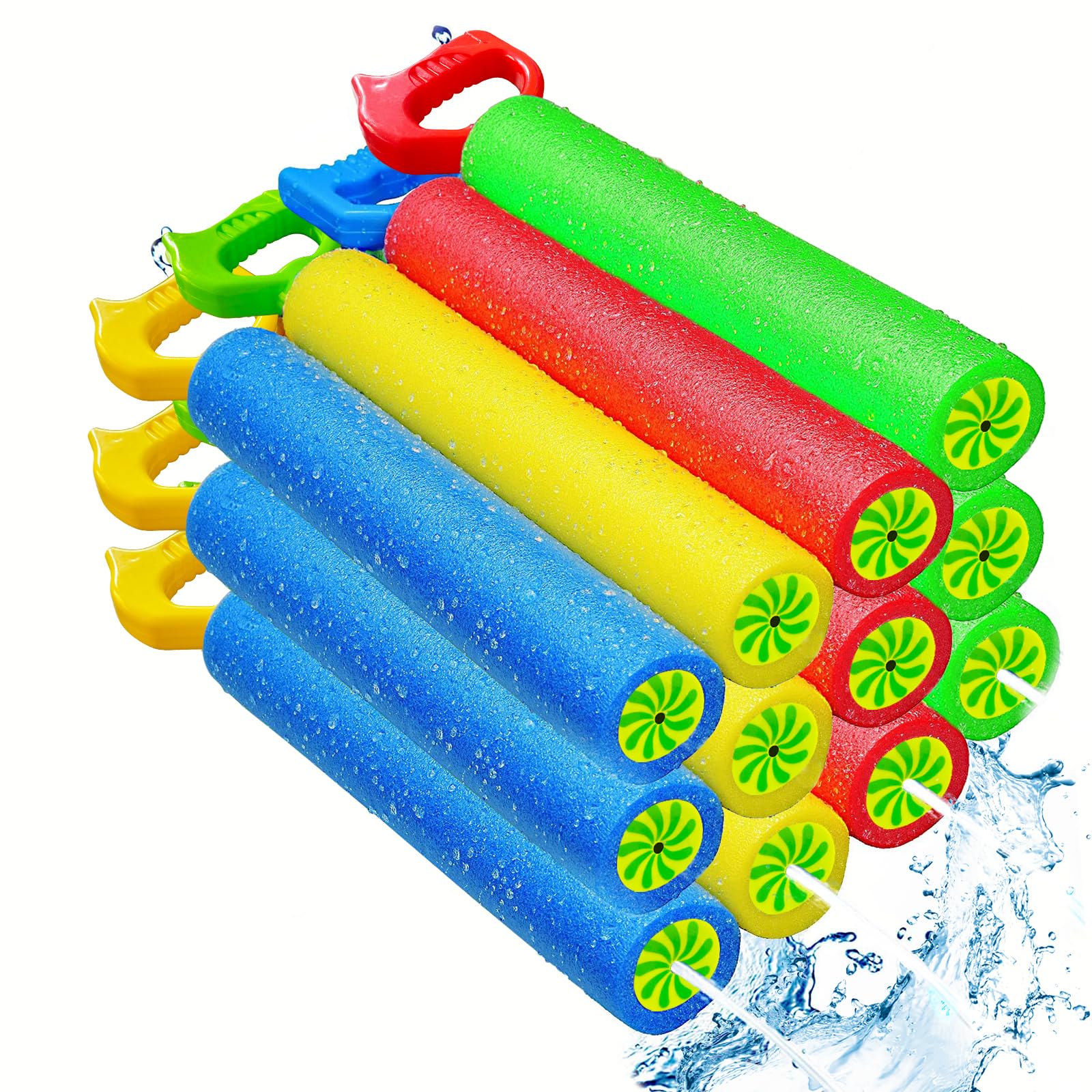 Amazon.com: OKGD 12-Pack Water Blaster Soaker Guns Set,15'' Water Guns ...