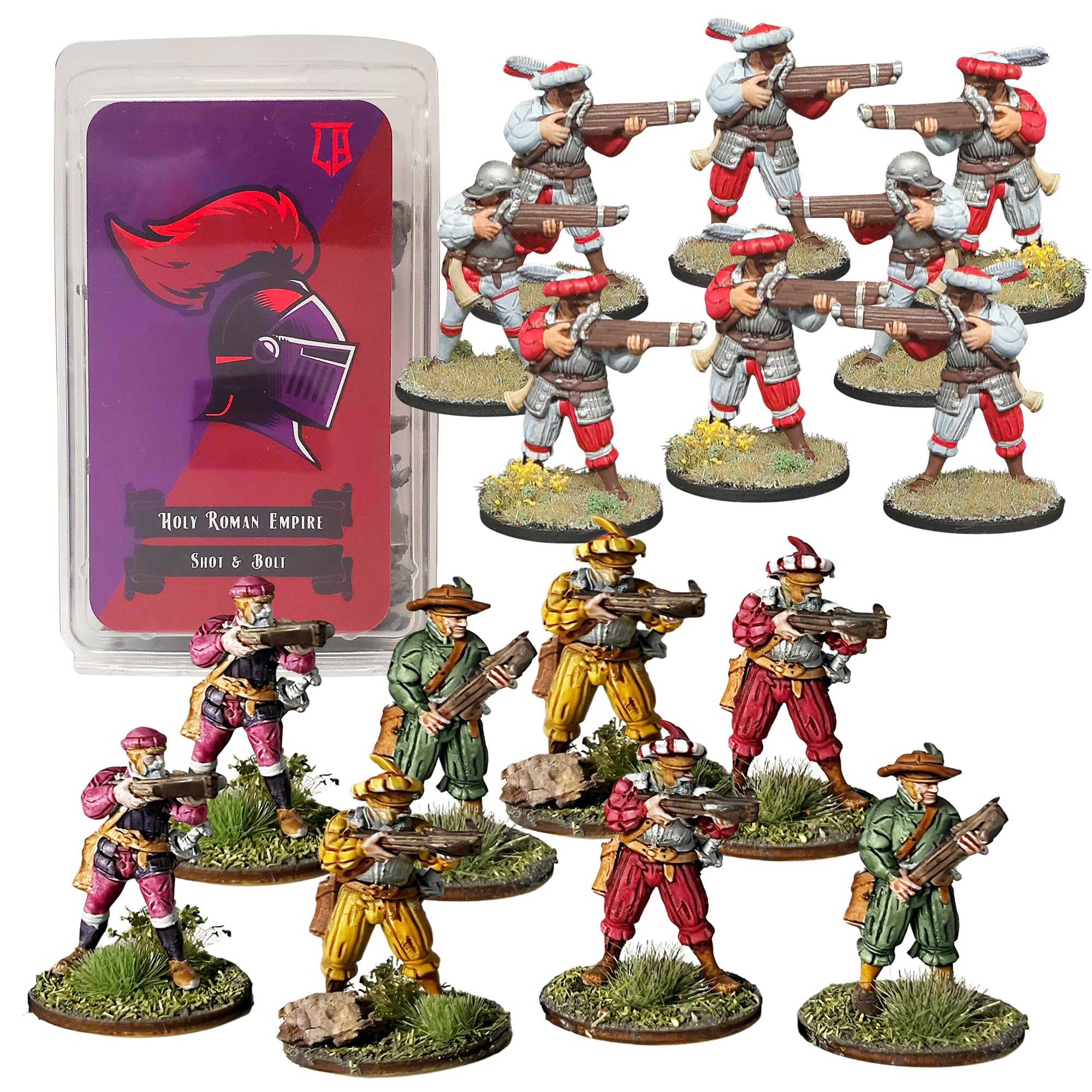 Amazon.com: Ludus Bellum - Holy Roman Empire Shot & Bolt - 28mm 15th ...