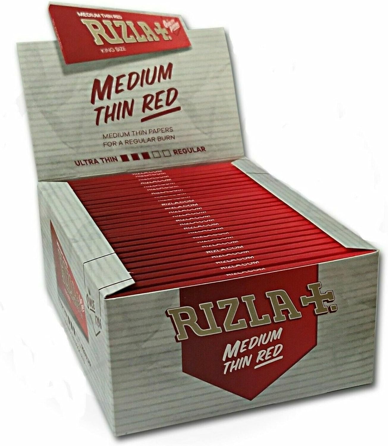 Amazon.com: RIZLA 10 Booklets Rizla Red King Size Slim Uk Exclusive ...
