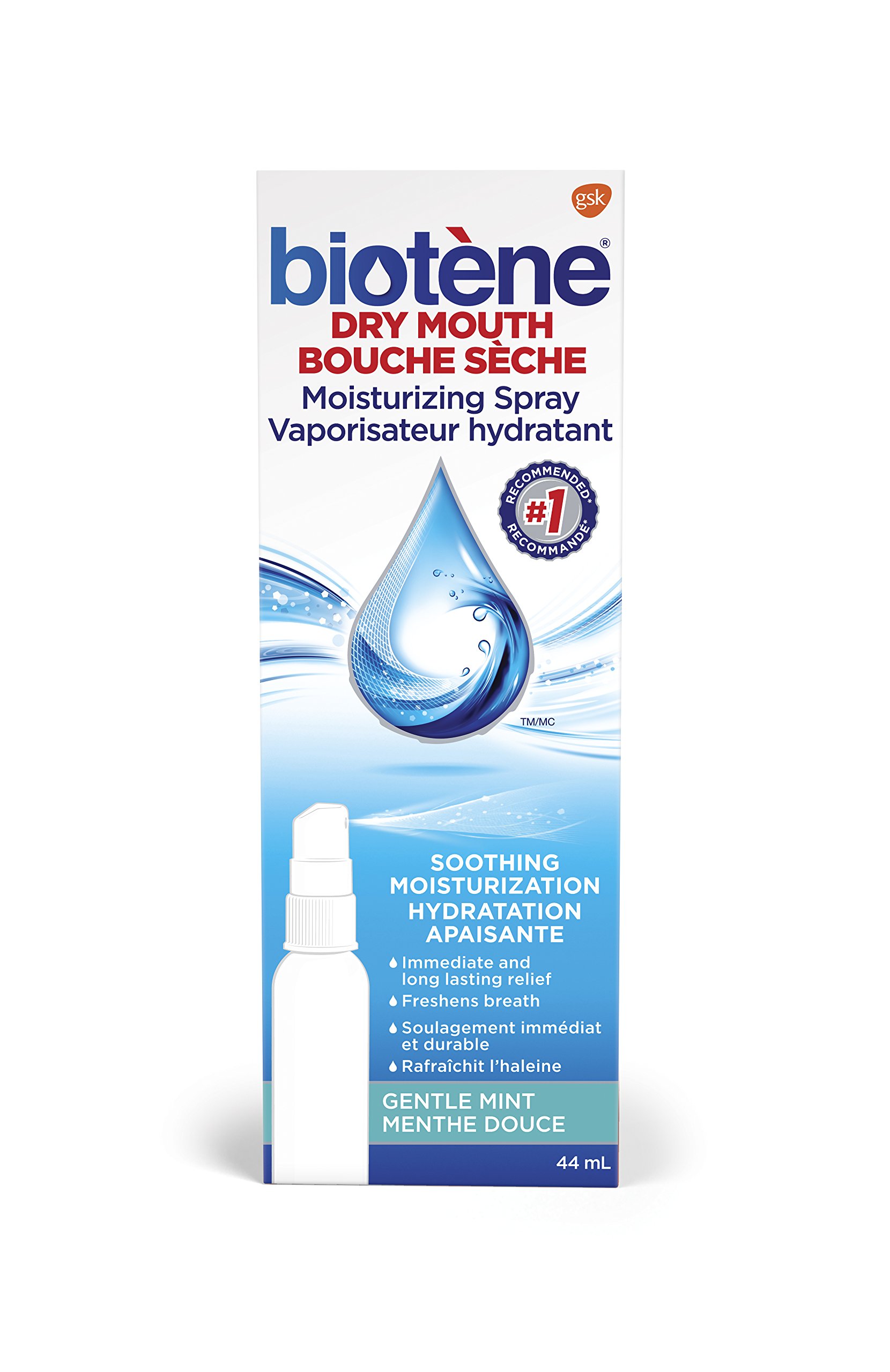 biotène Dry Mouth Moisturizing Spray, 44ml : Amazon.ca: Health ...