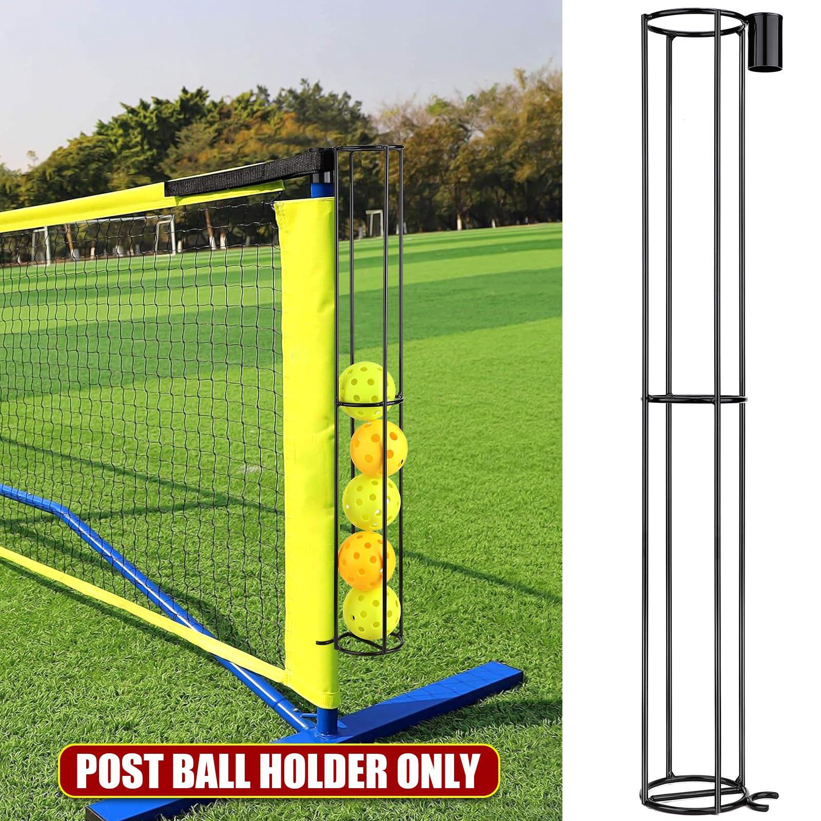 Snapklik.com : Ball Holder For Pickleball Nets, 9 Ball Pickleball ...