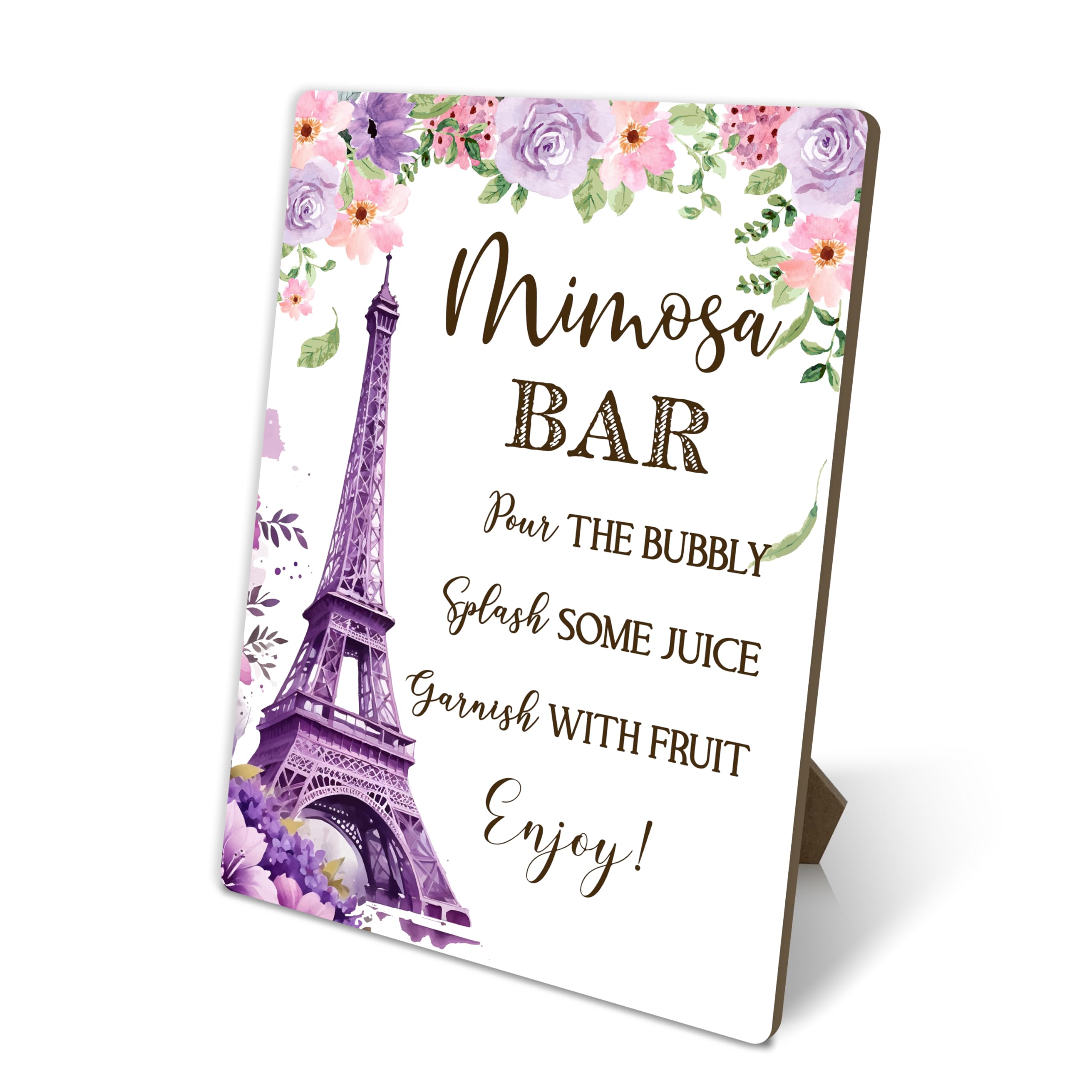 Amazon.com: Paris Mimosa Bar Sign, French Wedding Shower Sign, Momosa ...