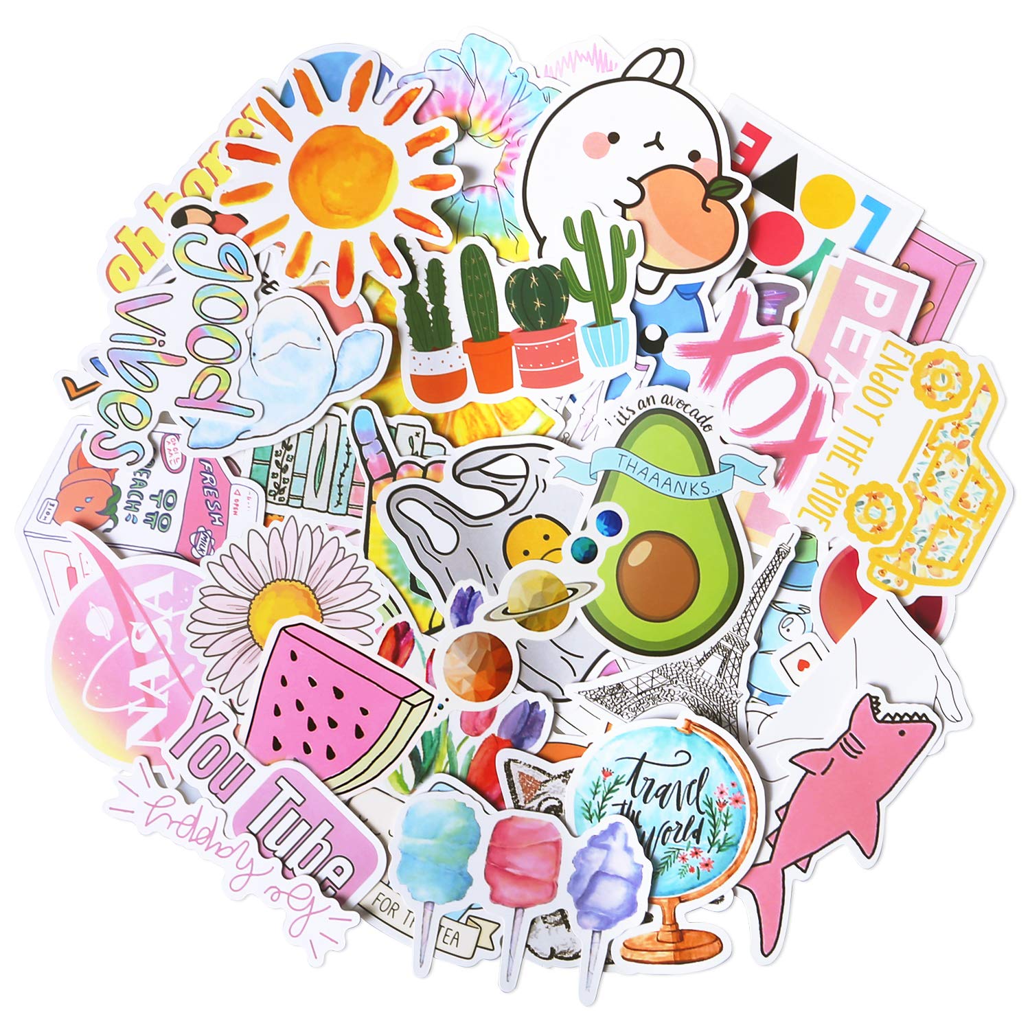 Buy Roberly Stickers for Water Bottles, Cute VSCO Stickers Vinyl Laptop ...