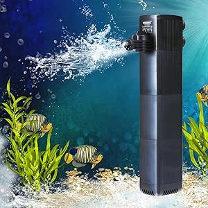Weipro Aquarium Internal Filter with 3-Layer Sponge Filtration, Strong ...