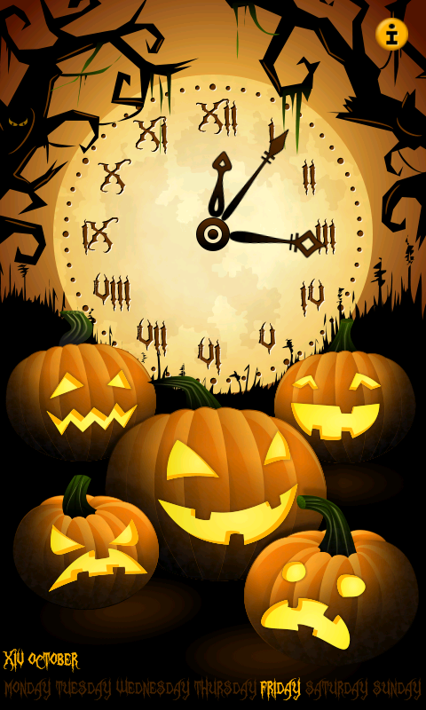 Night Stand Clock Seasons: Halloween - App on Amazon Appstore