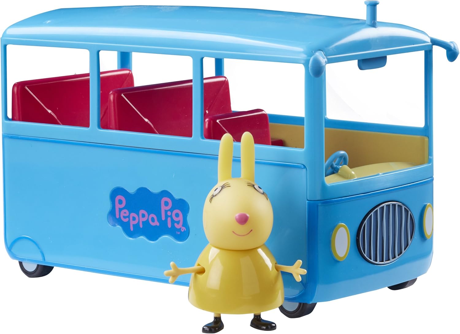 Peppa Pig School Bus with Miss Rabbit Figure : Amazon.com.au: Toys & Games