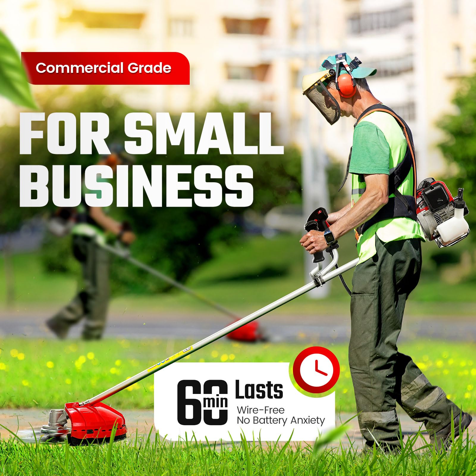 Snapklik.com : MAXTRA Weed Eater Gas Powered 42.7cc 2-Cycle 3-in-1 ...