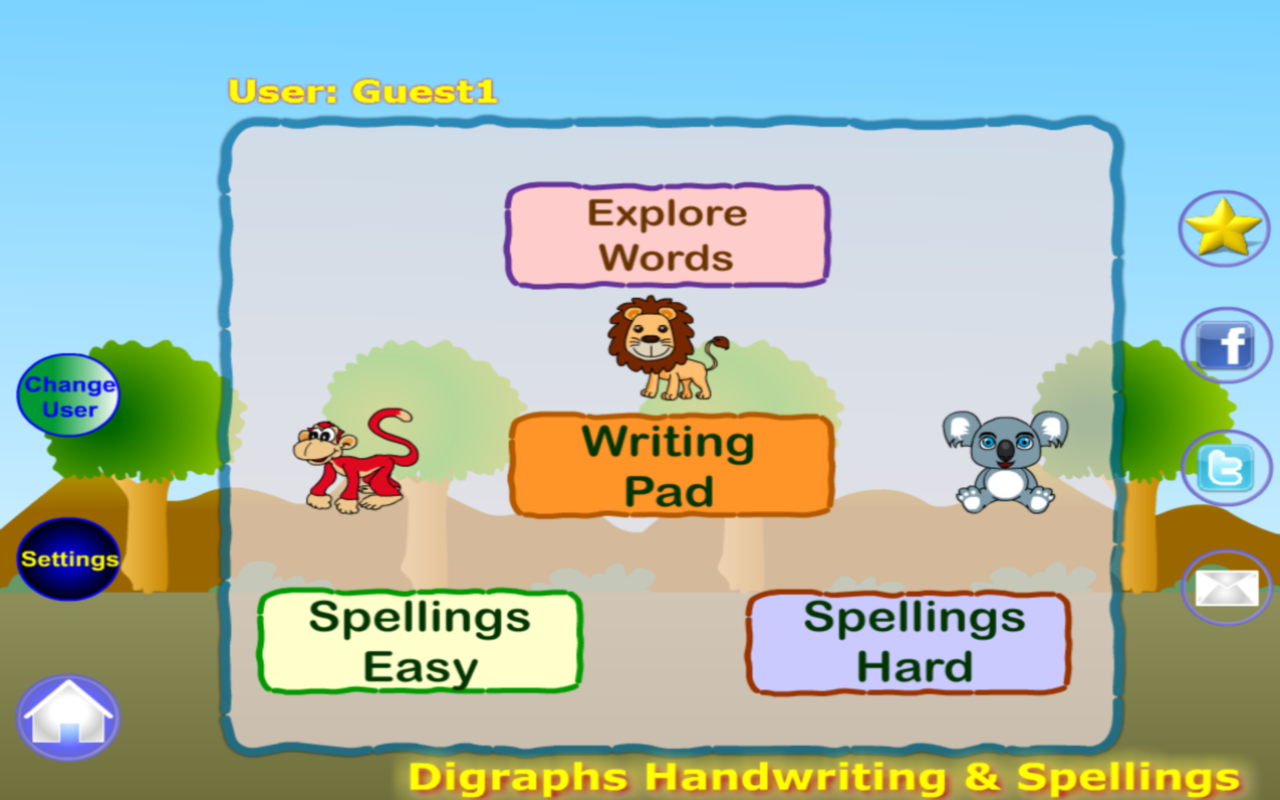 Digraphs Writing pad and Spellings For Preschoolers - App on Amazon Appstore