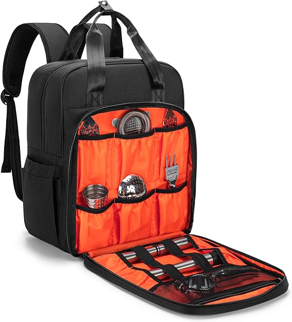 Amazon.com: CURMIO Bartender Bag Travel Bartender Kit Backpack with ...
