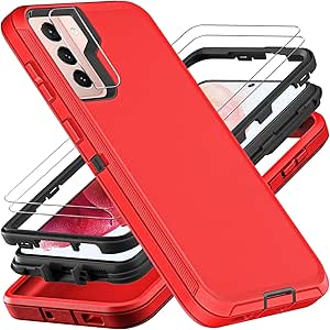 Amazon.com: YKHJKLEC for Samsung Galaxy S21 Case, Military Grade 3 in 1 Heavy Duty Shockproof ...