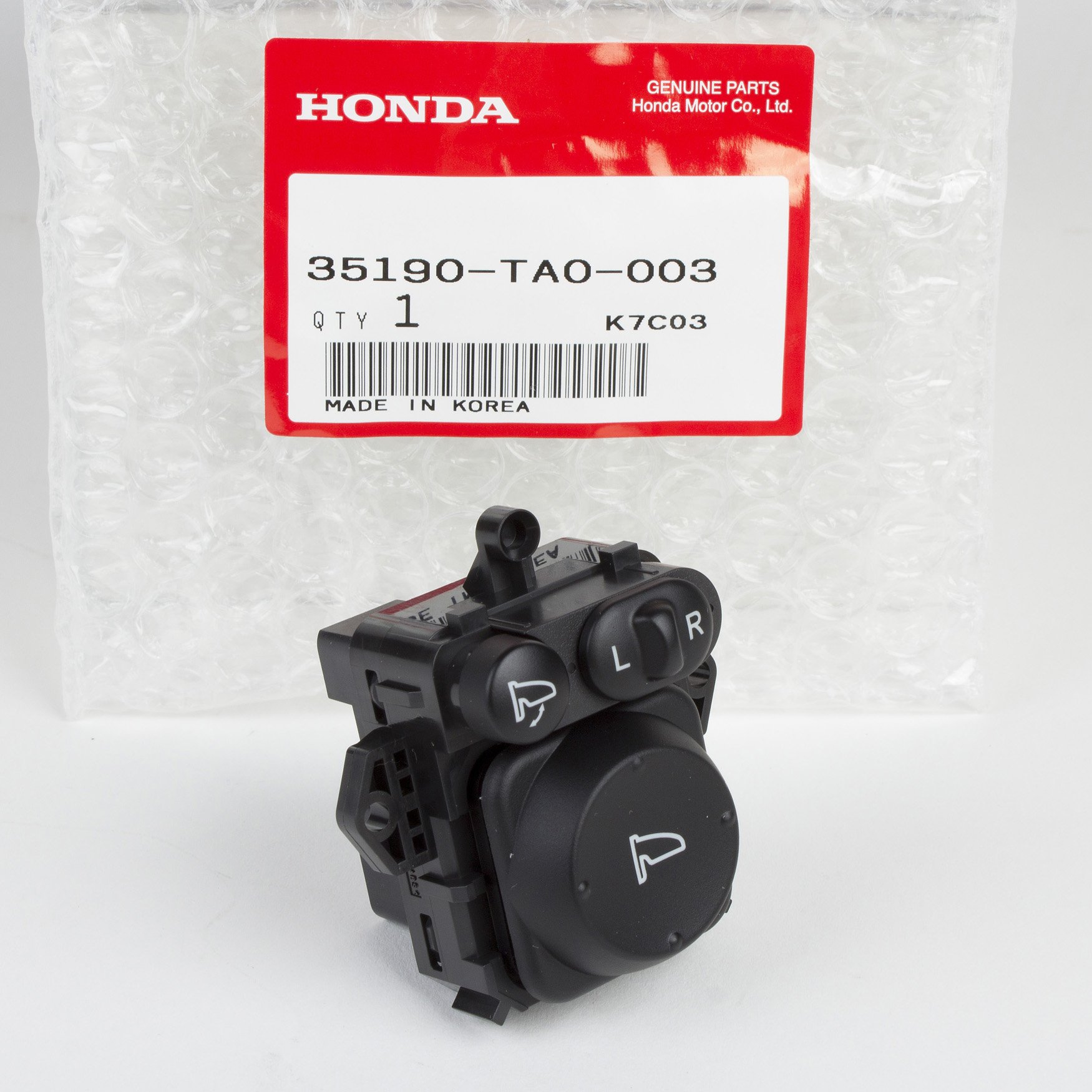 HONDA (ホンダ) 純正部品 スイツチASSY. リモートコントロールミラー クロスロード 品番35190-SYP-J01 - ホース ...
