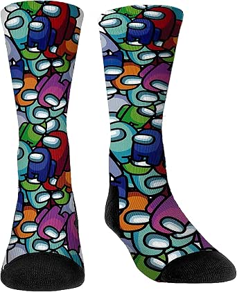 Among us Sock Imposter Game Crewmates Gamer Socks For Men Women Funny ...