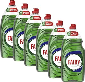 Fairy Original Washing Up Liquid | Up to 50% Longer Lasting | Dishes ...