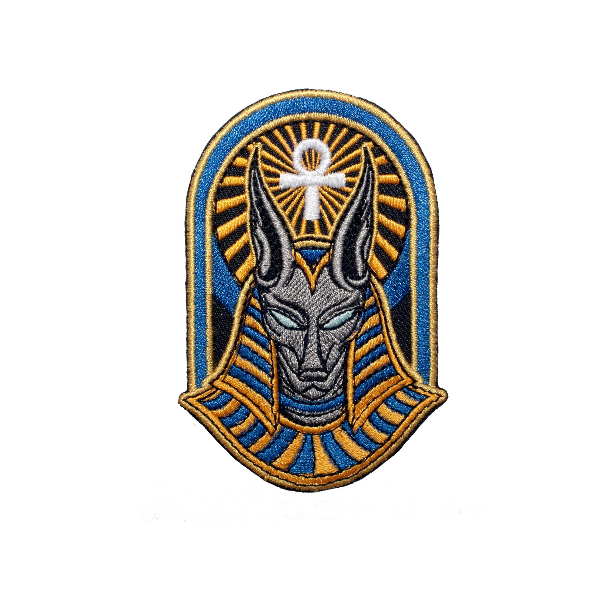 Amazon.com: Anubis Head Egypt Mythological Embroidered Patch Iron On. Size: 2.7 X 3.9 inches