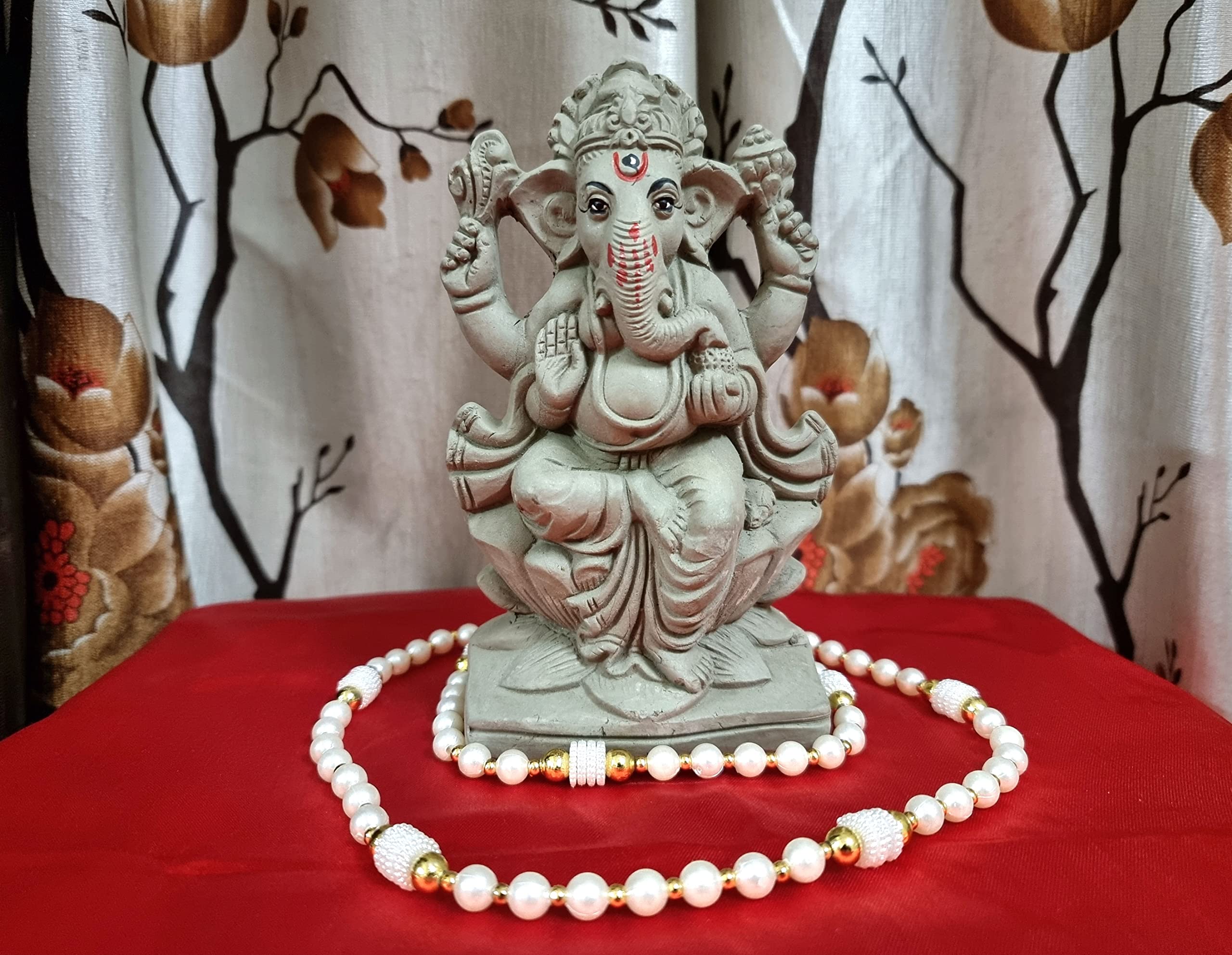 Buy Saudeep India Mitti Ganesh Idol | Eco-Friendly Handcrafted Mud/Clay ...