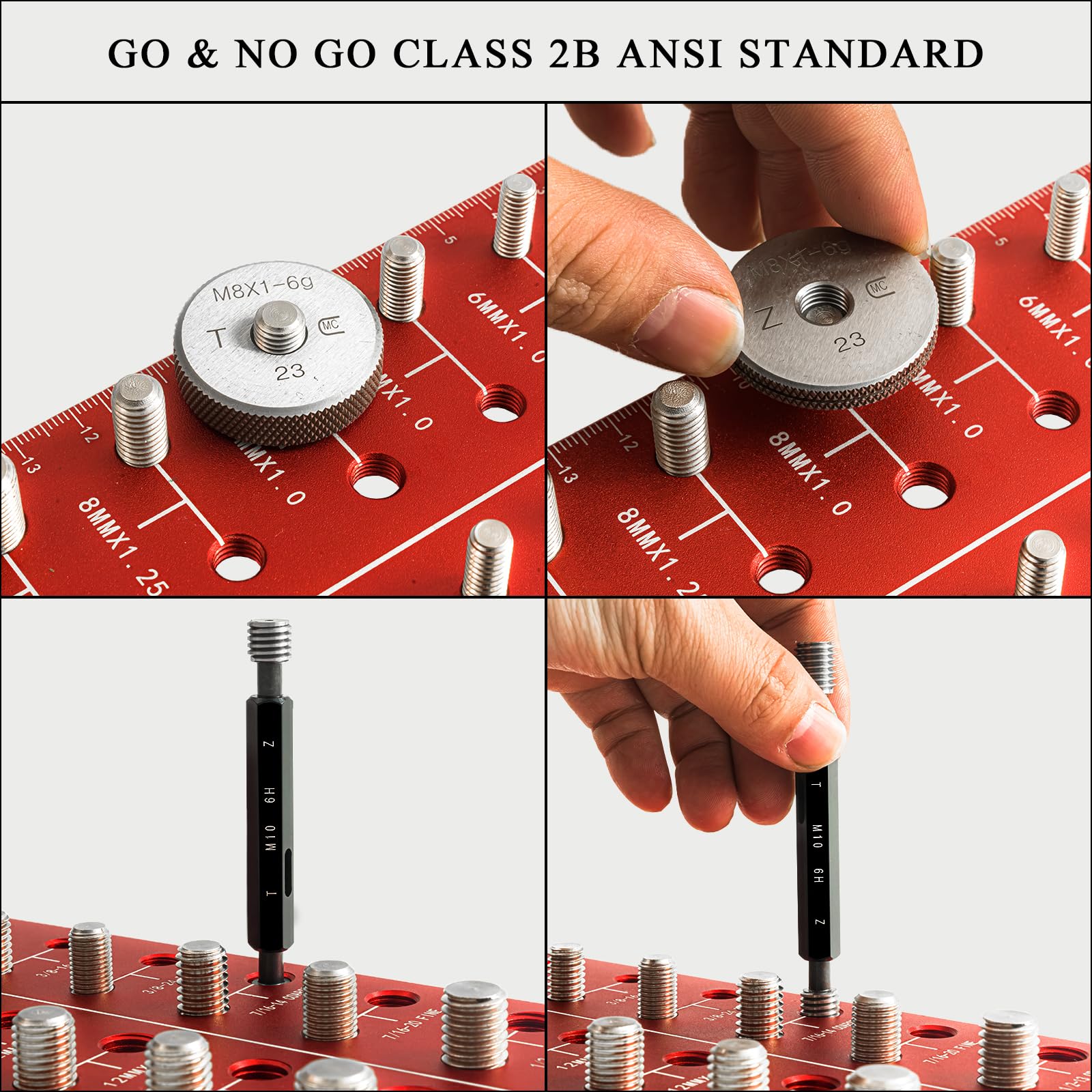 Snapklik.com : Thread Checker, 28 Nut And Bolt Thread Checker ...