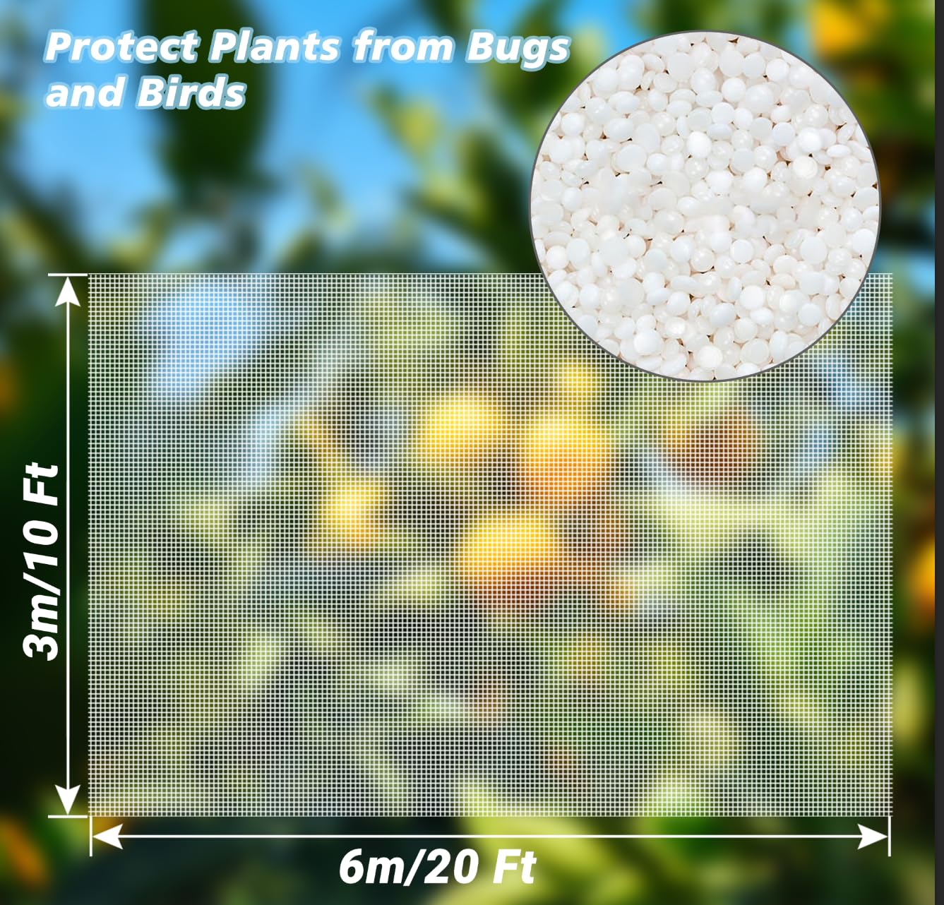 Snapklik.com : Garden Netting Mosquito Insect Birds Animals Barrier ...