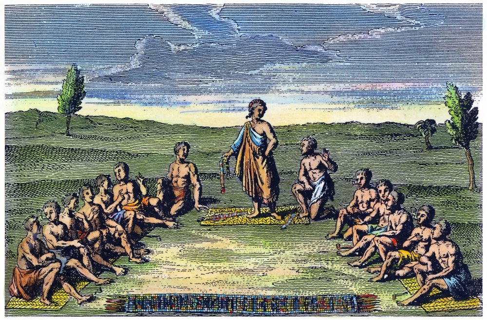 Buy Five Nations Meeting Niroquois Leaders From The Five Nations ...