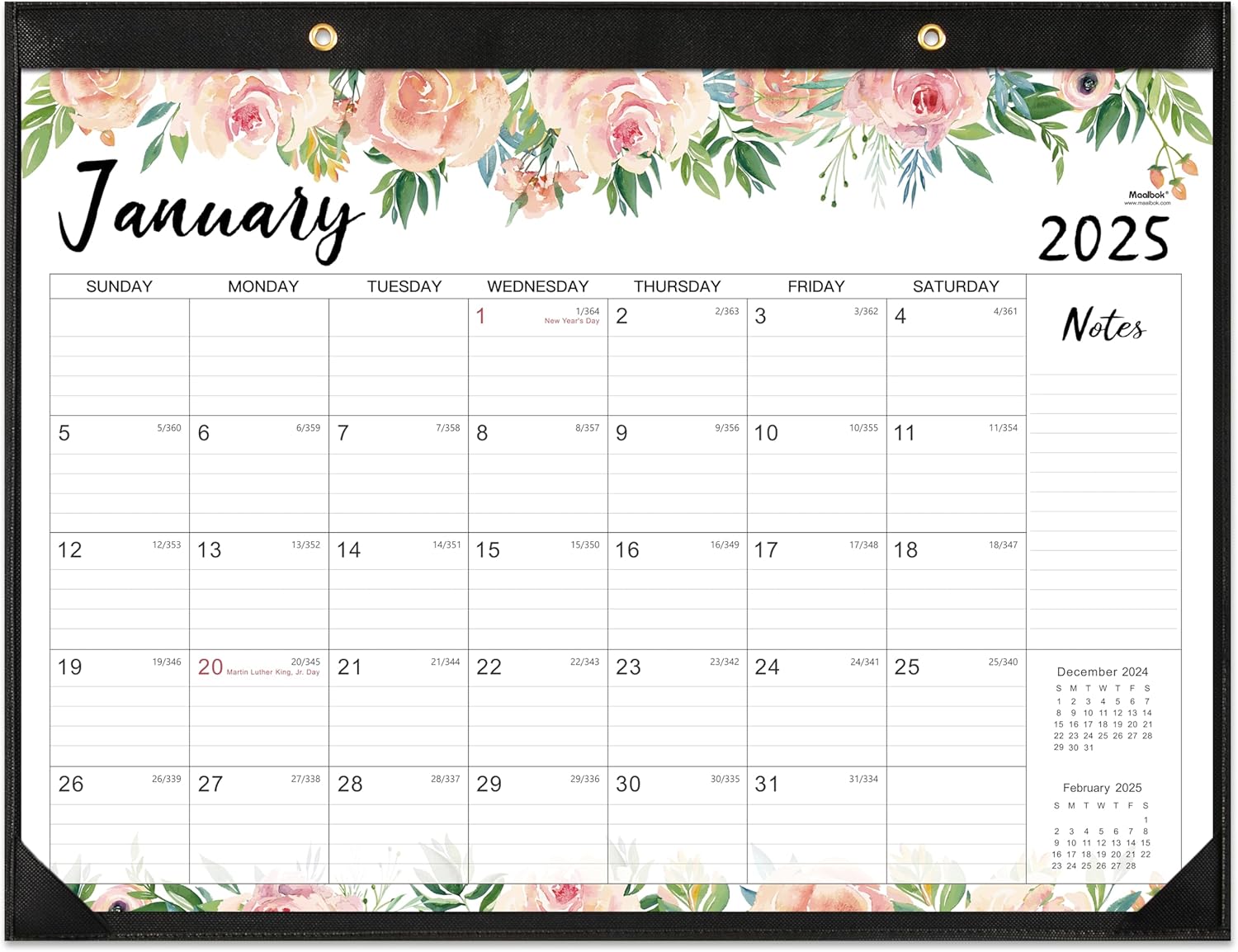 Amazon.com : 2025 Desk Calendar - Jan 2025 - Dec 2025, 12 Months Large ...