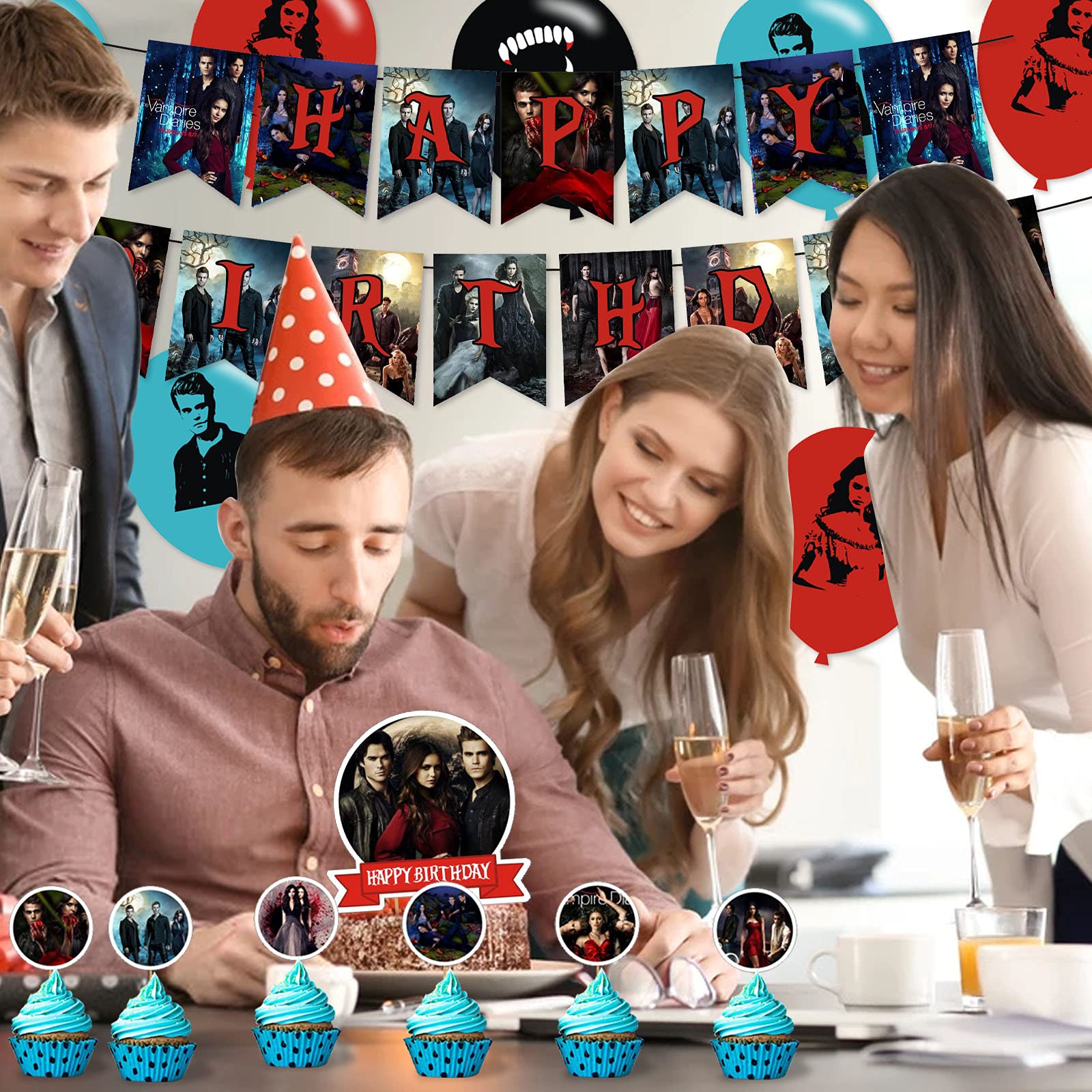 The Vampire Diaries birthday party supplies,Birthday Party Supplies for ...