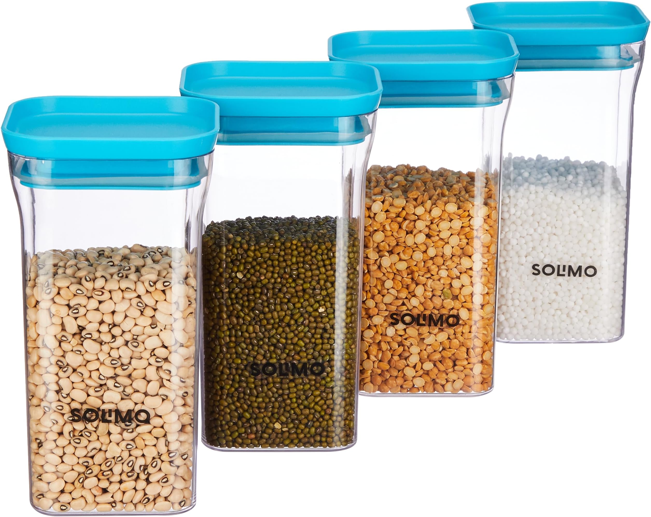 Buy Floraware Plastic Air Tight BPA Free Round Push Multipurpose Matte ...