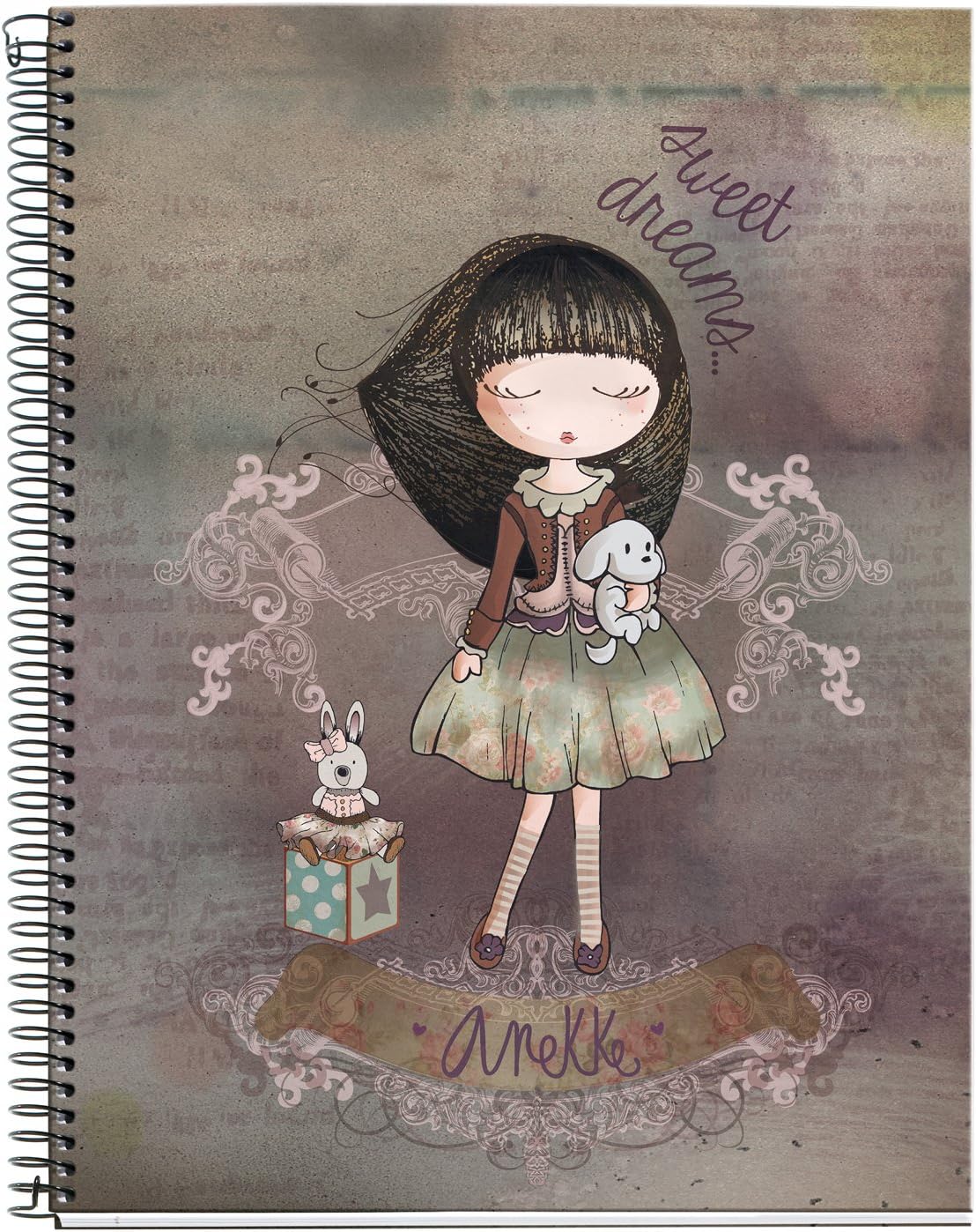 Amazon.com : anekke Cozy – Notebook, 120 Sheets, A6, 148 x 105 mm ...