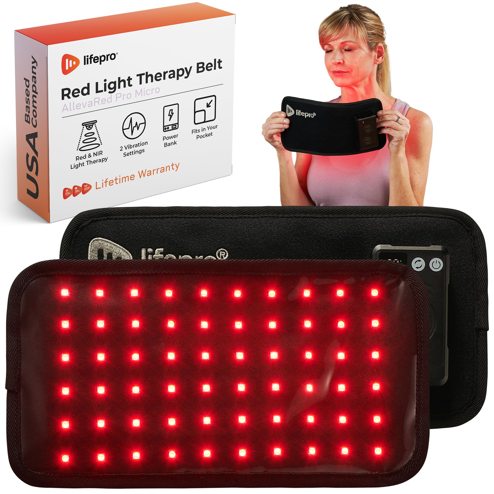 Snapklik.com : LifePro Micro Red Light Therapy Belt