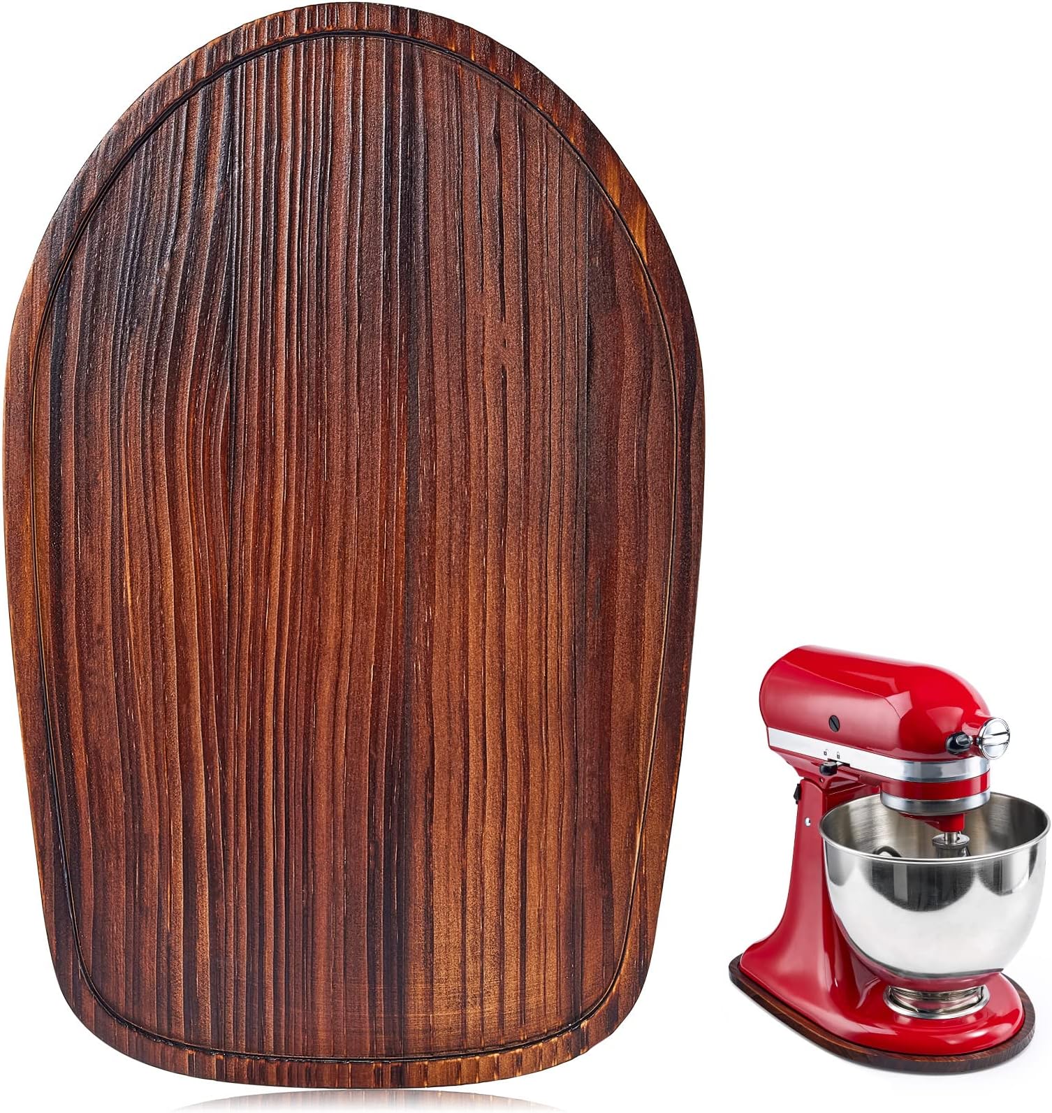 Amazon.com: Bamboo Mixer Mat Slider For Kitchen Aid Bowl Lift 5-8 Qt ...