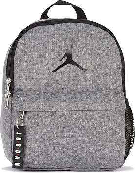 Amazon.com | Nike Air Jordan Mini BackPack, Carbon Heather, One Size ...